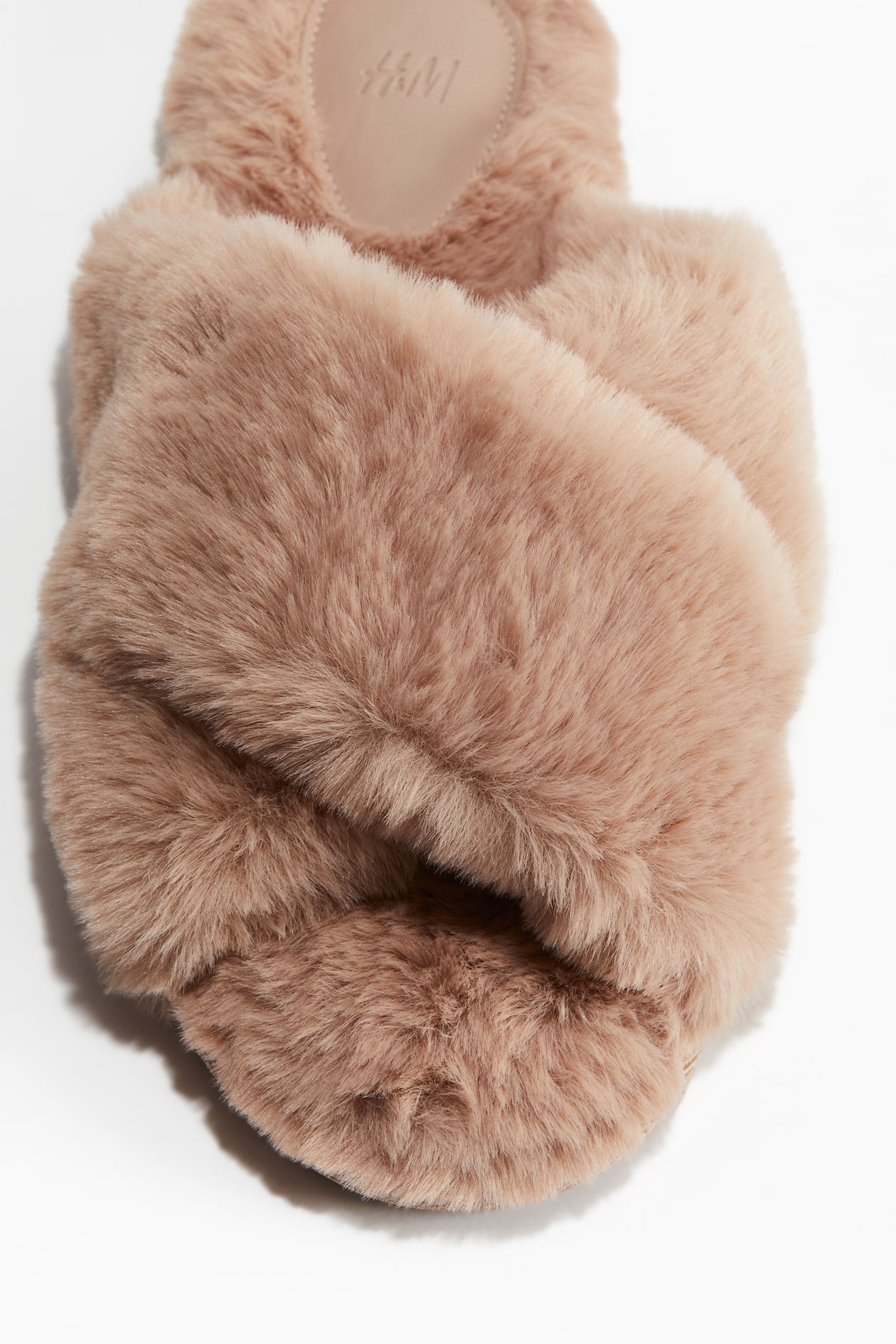 Fluffy Slippers - Beige - Ladies | H&M US