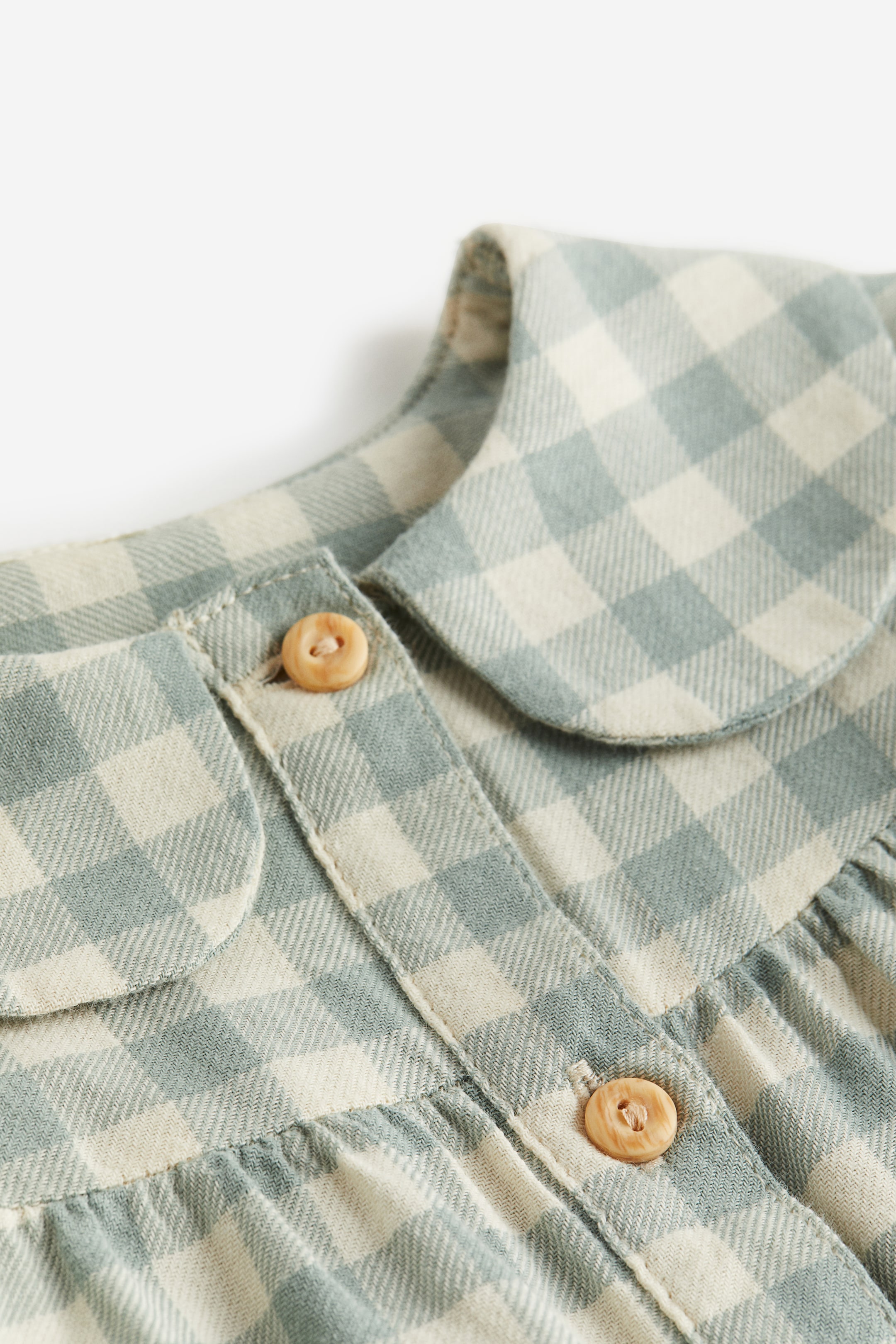 Green/checked 2-piece Cotton Set for kids | H&M CA