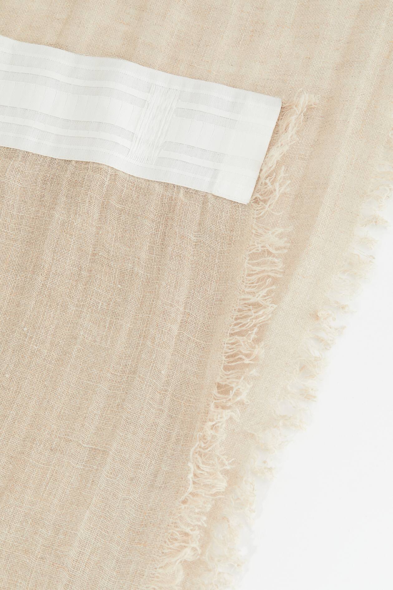 2-pack Linen Curtain Panels - Light beige - Home All | H&M US