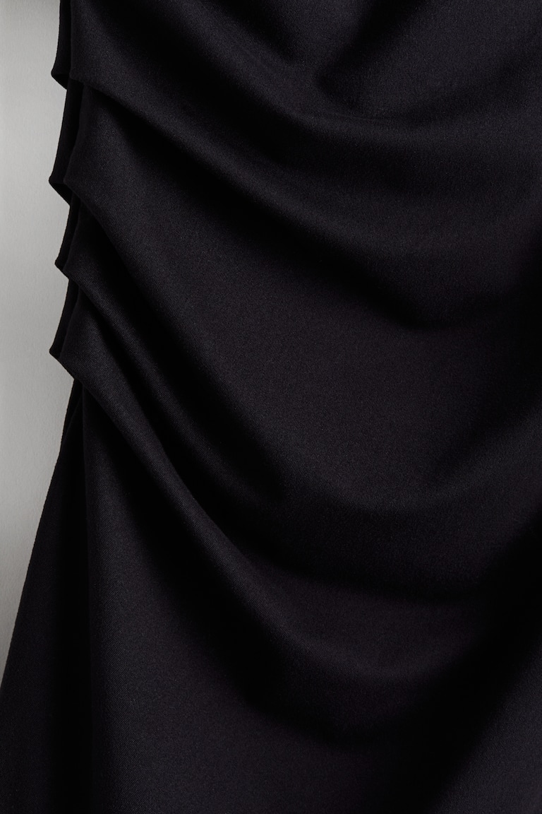 Draped Bodycon Dress - Black - Ladies | H&M US