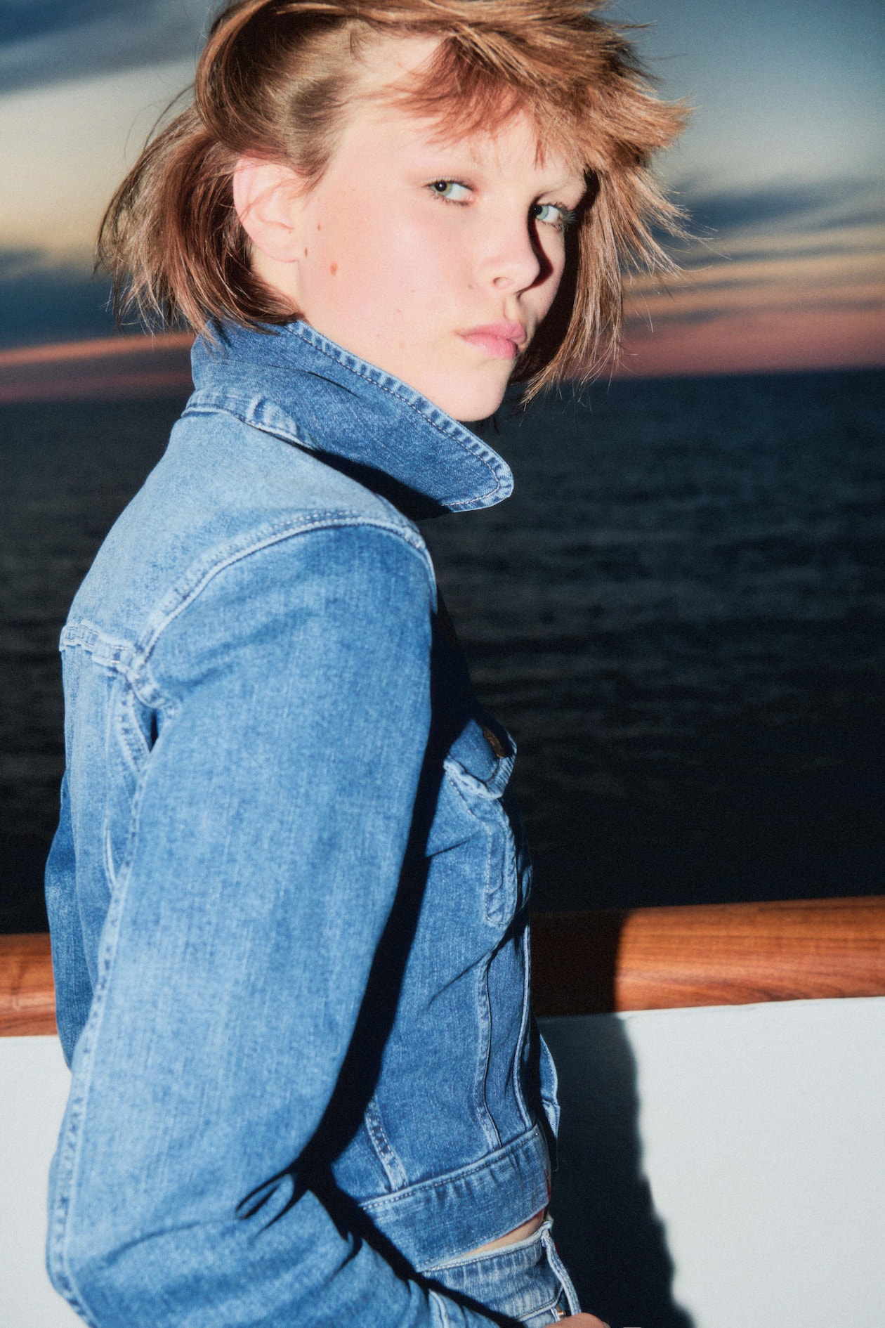 Kort jeansjacka - Denim blue - DAM | H&M SE