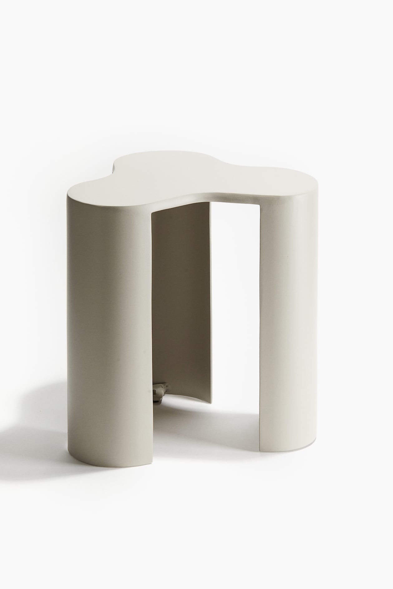 Light beige Metal side table at H&M Home | H&M GB