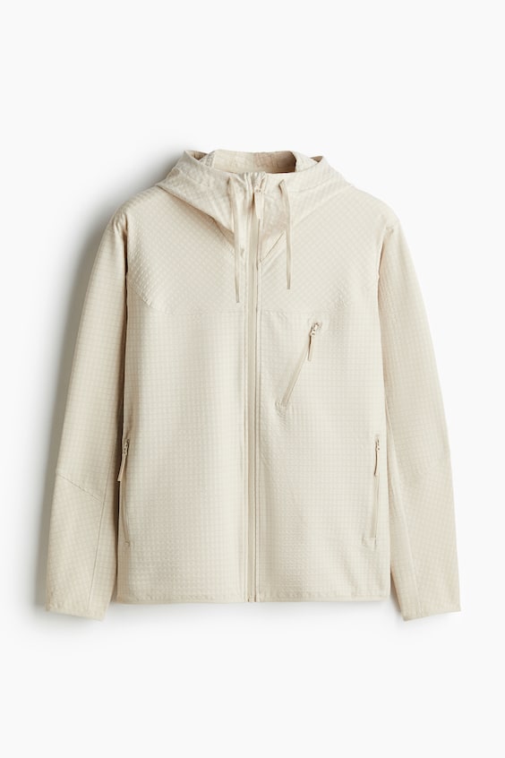Regular-Fit Mid-Layer Jacket with DryMove™ - Light beige - Men | H&M US