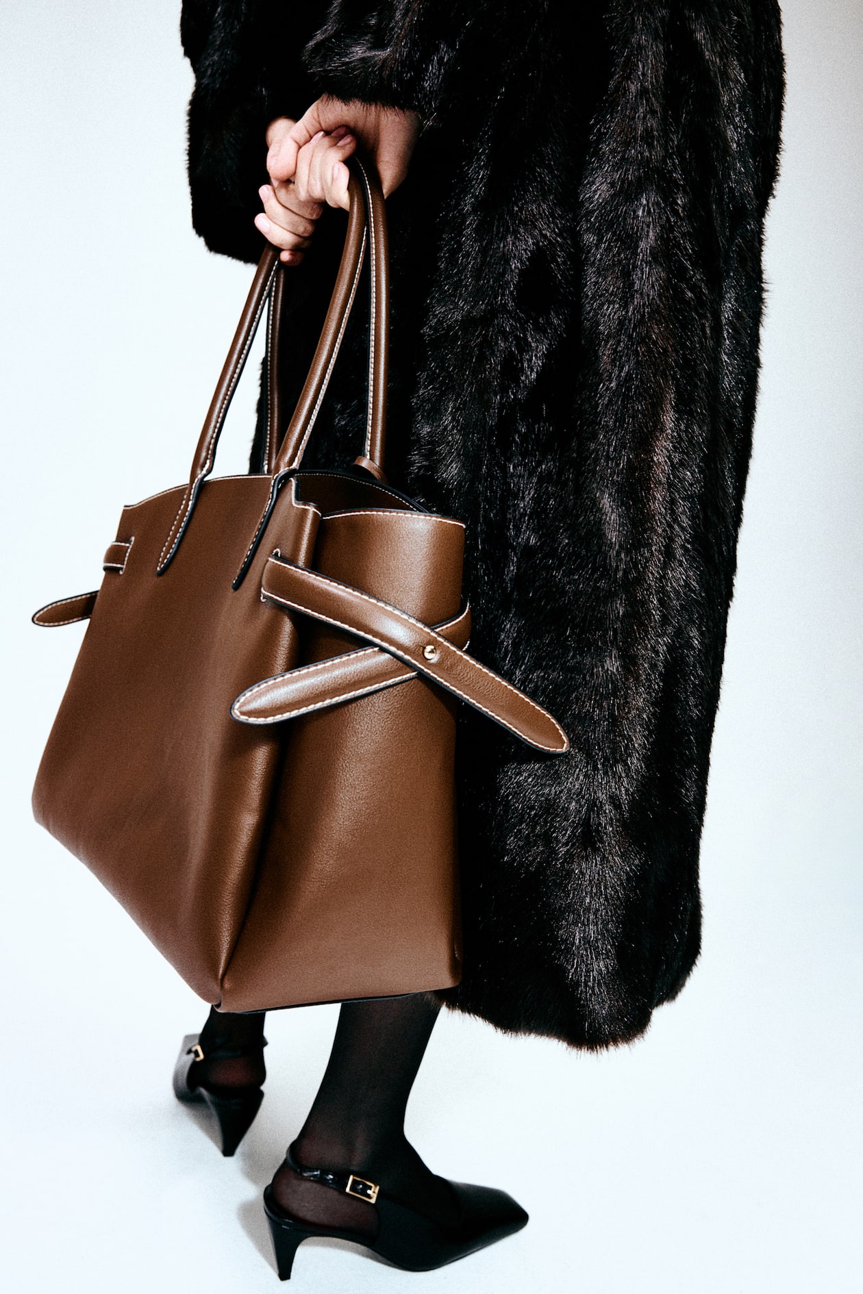 Tote Bag - Brown - Ladies | H&M US
