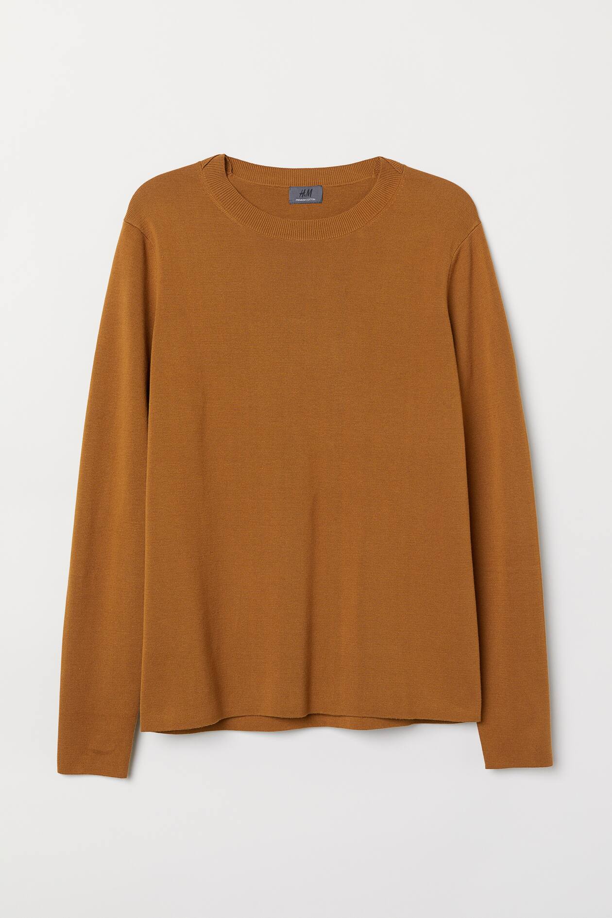 Trui van premium cotton - Lichtbruin - HEREN | H&M NL