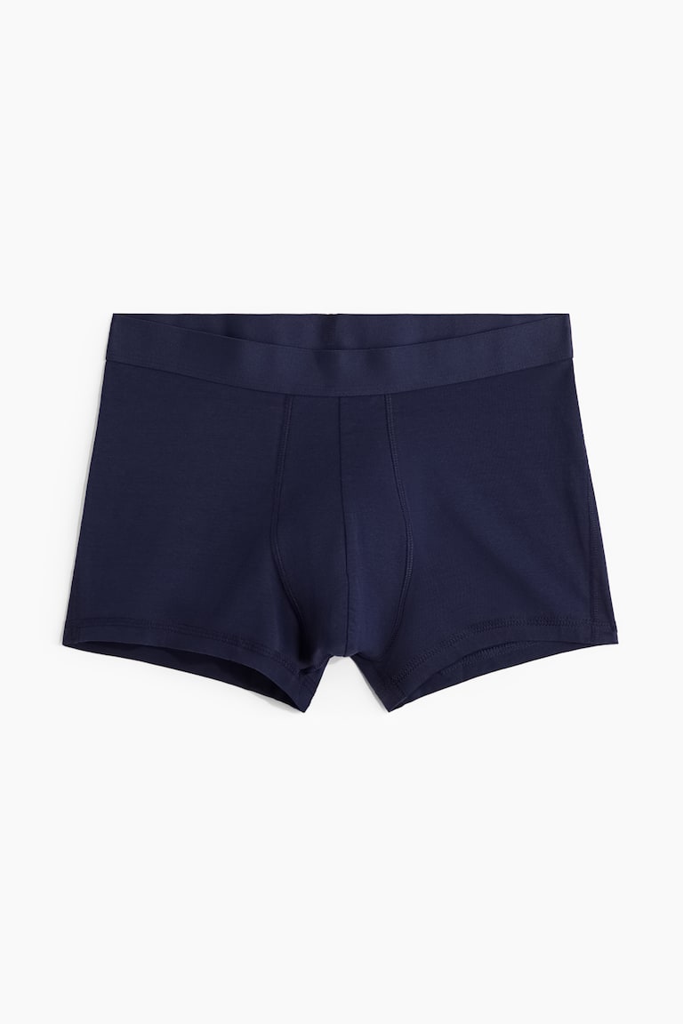 Men’s Navy blue 5-pack Short Boxer Briefs with Lycra® | H&M US
