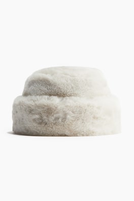 Fluffy Hat - Cream - Ladies | H&M US