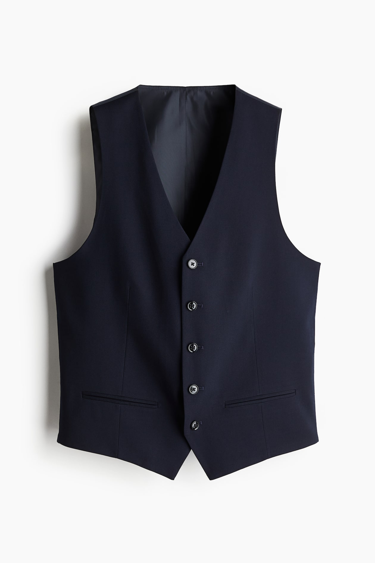 Men’s Navy blue Slim Fit Suit Vest | H&M CA