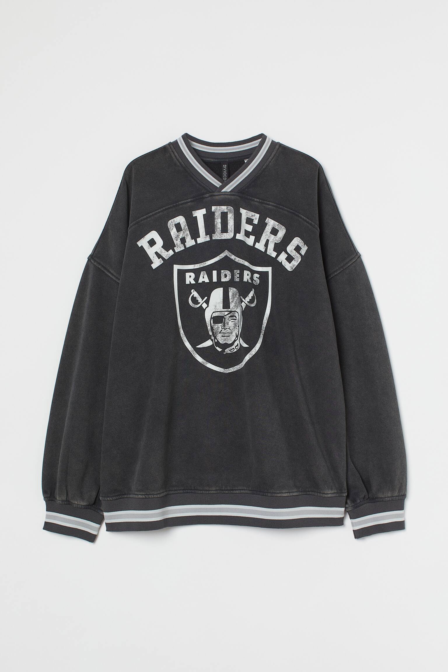 Oversized sweatshirt - שחור/NFL - Ladies | H&M IL