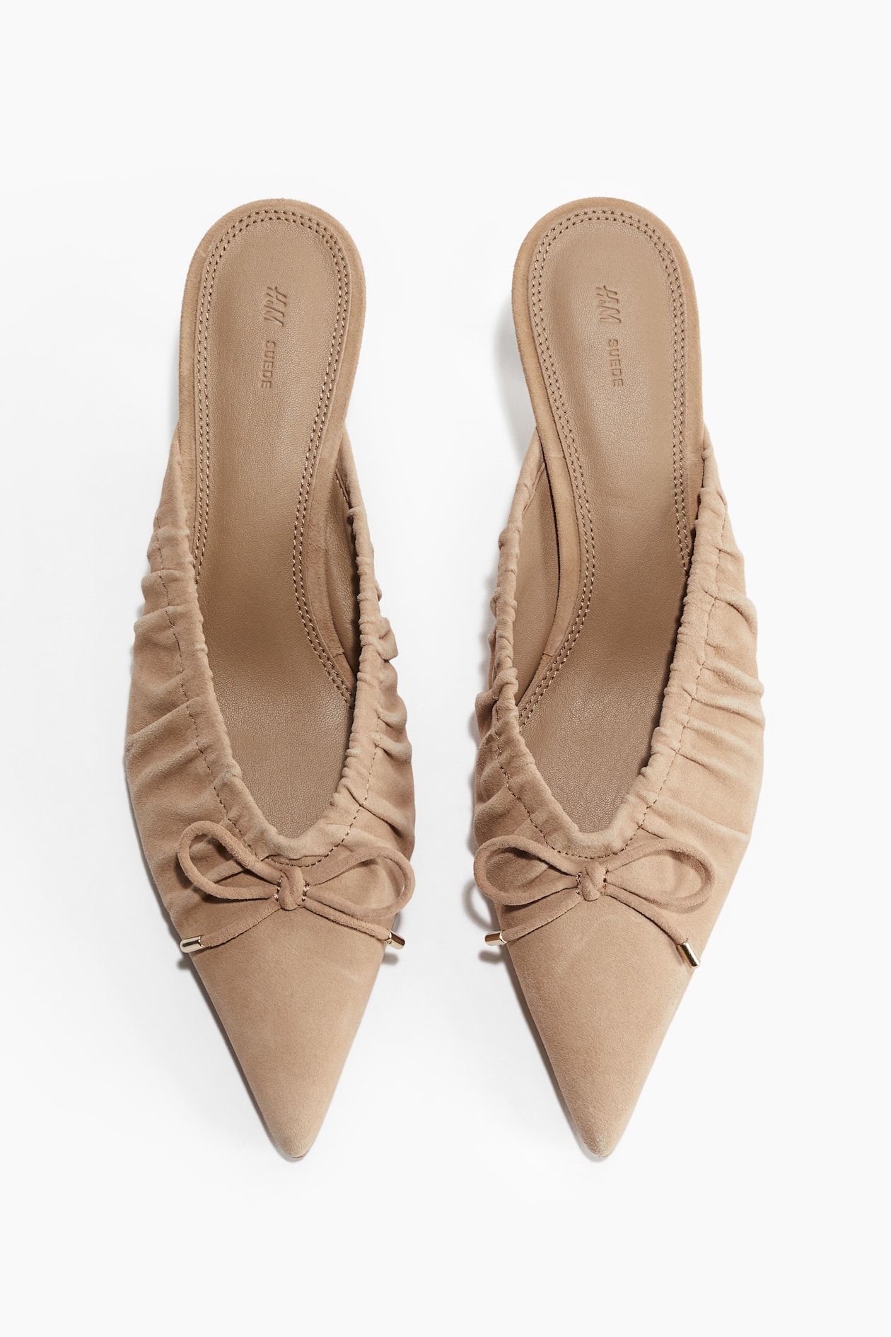 Women's Beige Pointed Heeled Shoes | H&M US