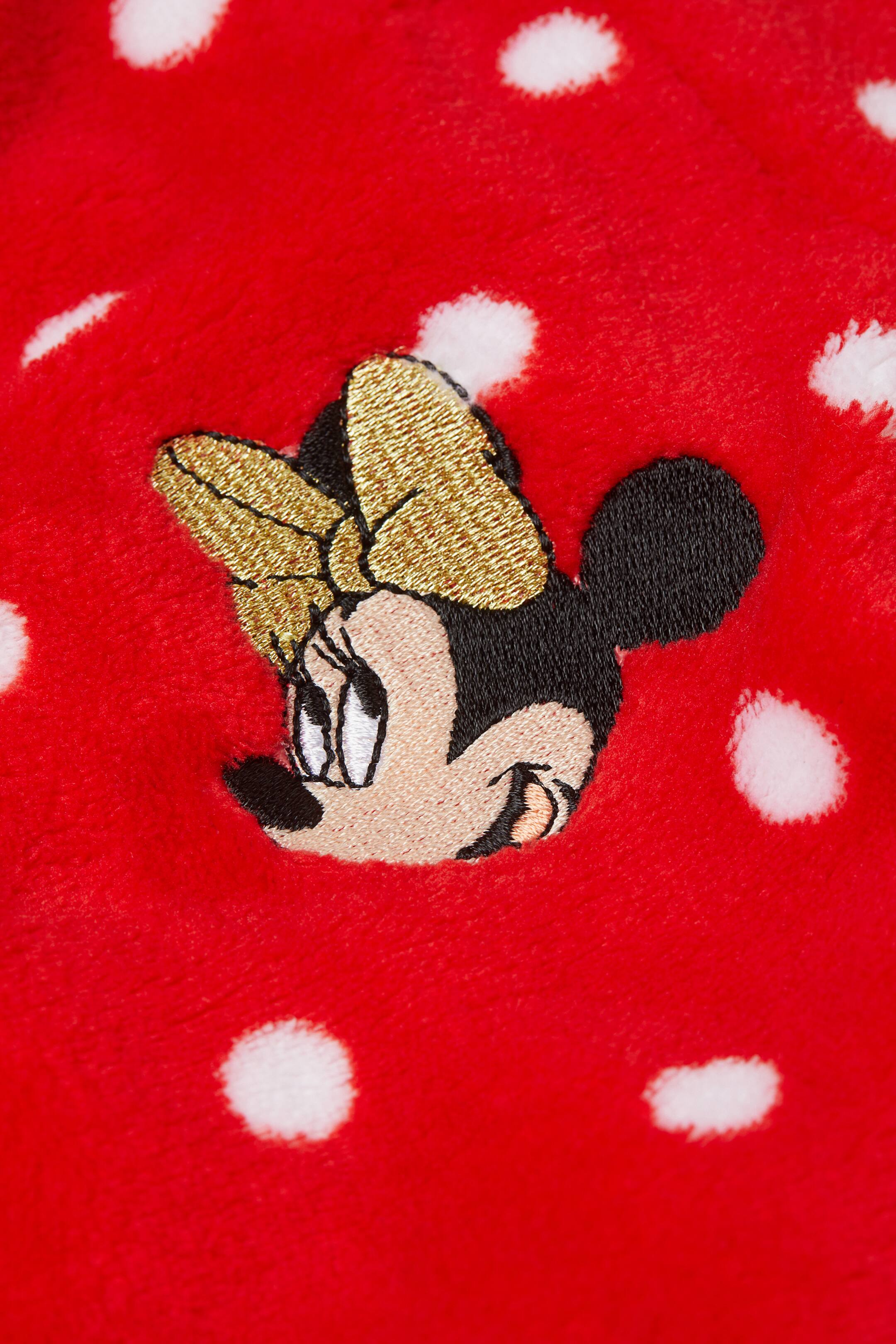 Bademantil od flisa - Crvena/Mini Maus - Kids | H&M RS