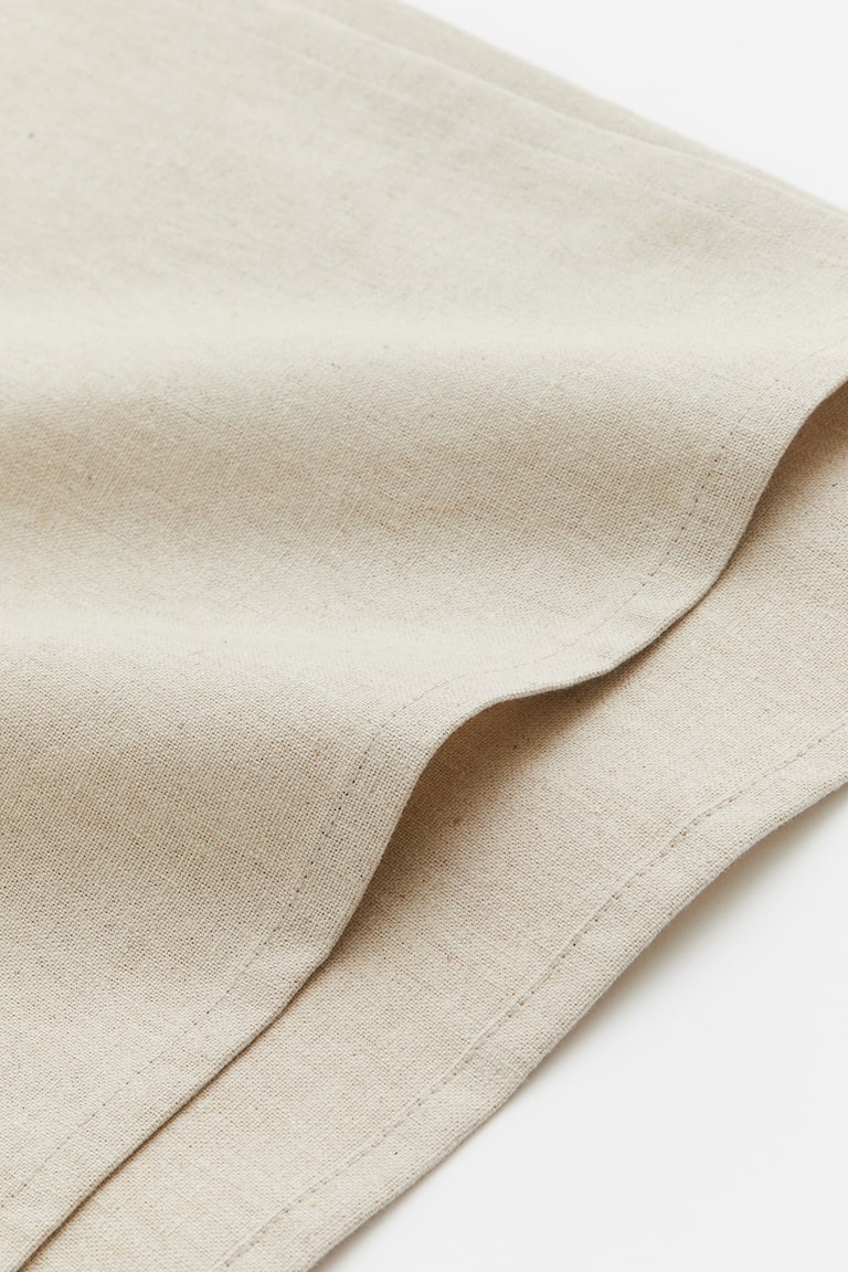 Linen-blend table runner - Beige - Home All | H&M GB