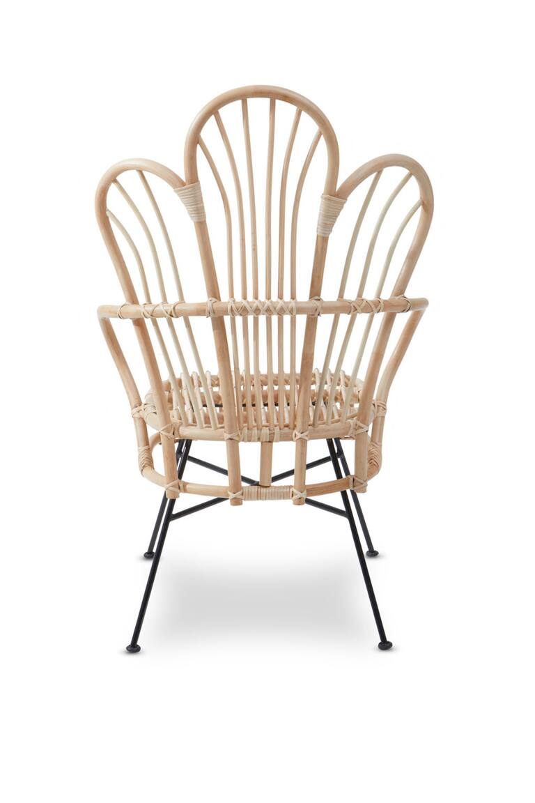 Black And Natural Java Natural Metal Back Chair at H&M Home | H&M GB