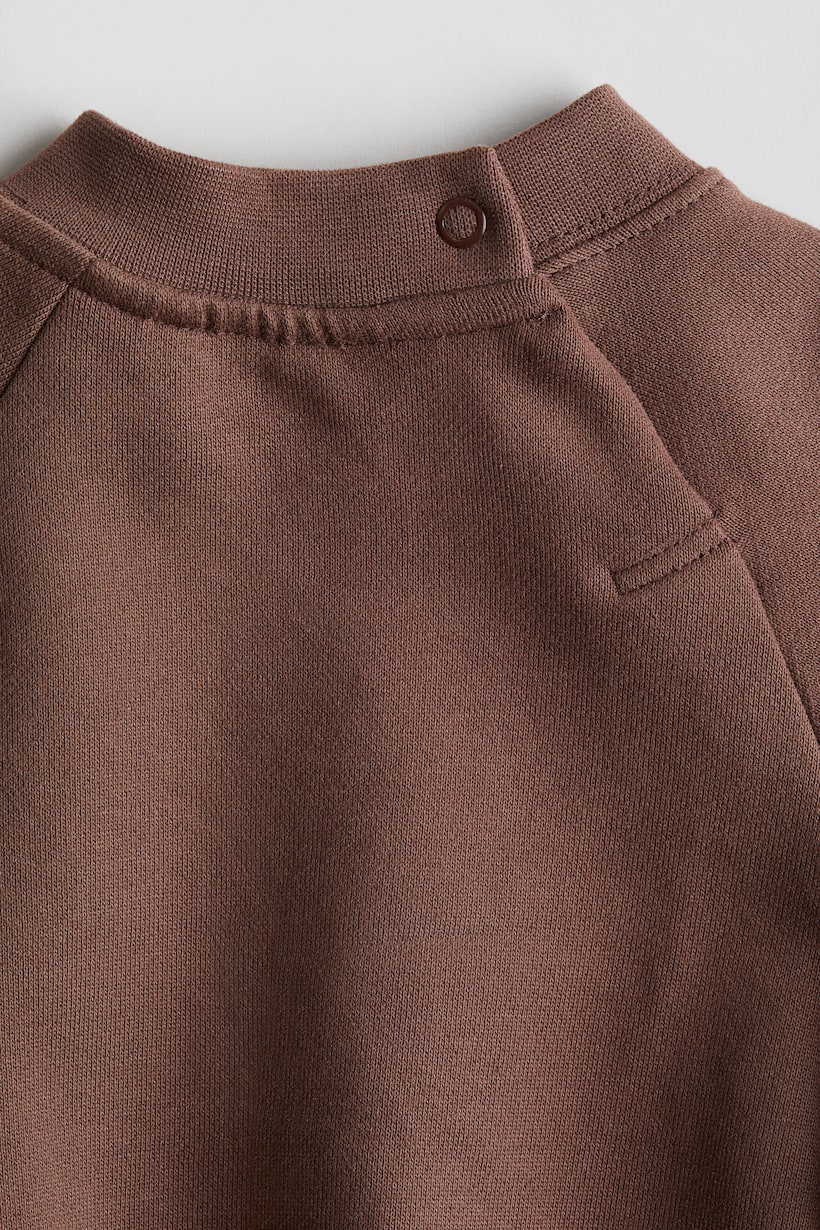 Cotton Sweatshirt - Brown/sun - Kids | H&M US