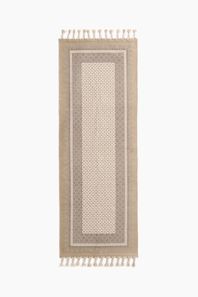 Patterned Runner Rug - Taupe/patterned - Home All | H&M US