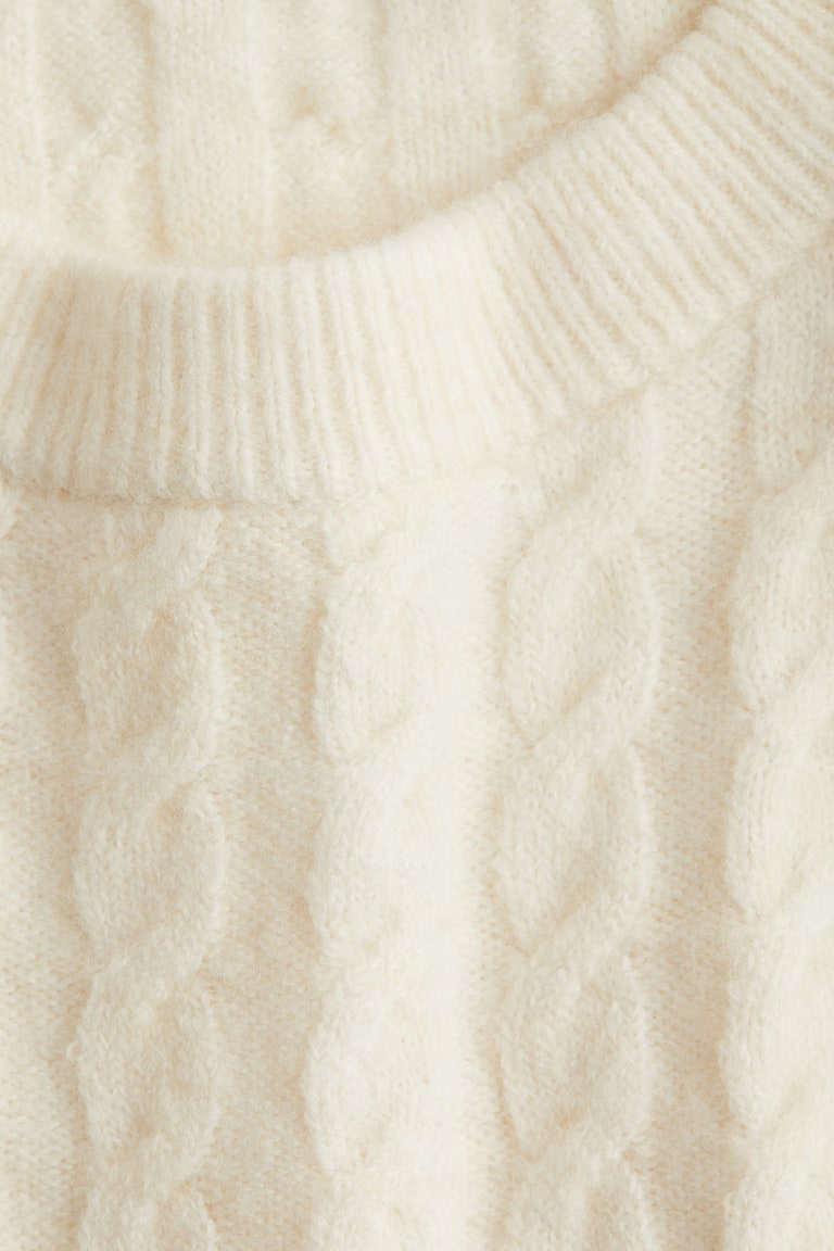 Women's Light beige Cable-Knit Sweater | H&M US