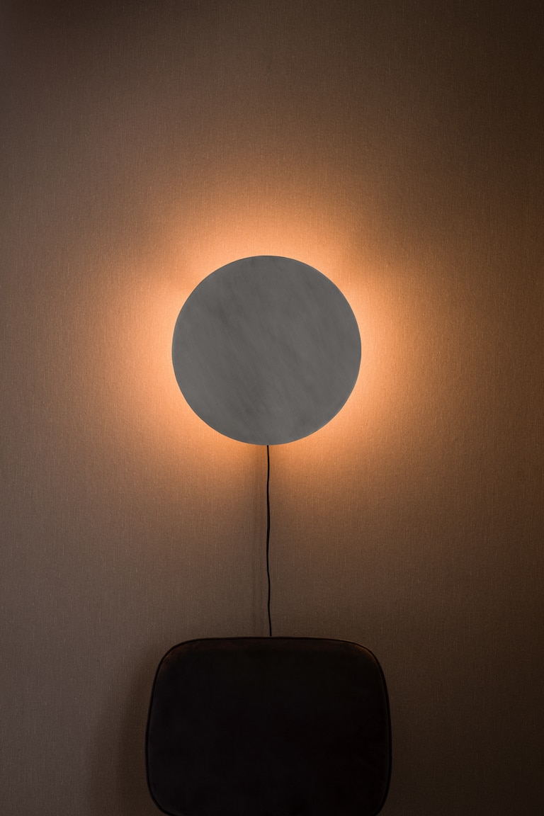 Fullmoon Vägglampa 35cm - Silver - Home All | H&M SE