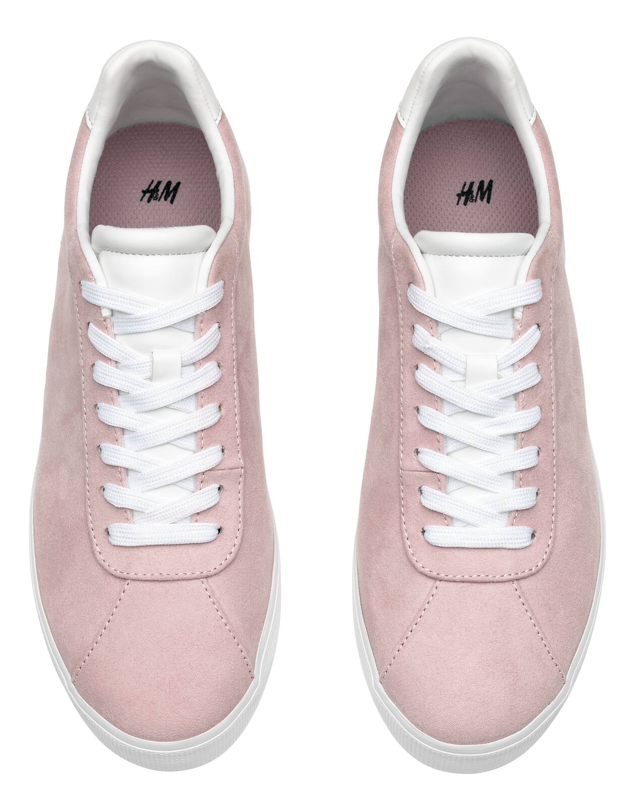Sneakers - Powder pink/faux suede - Ladies | H&M US