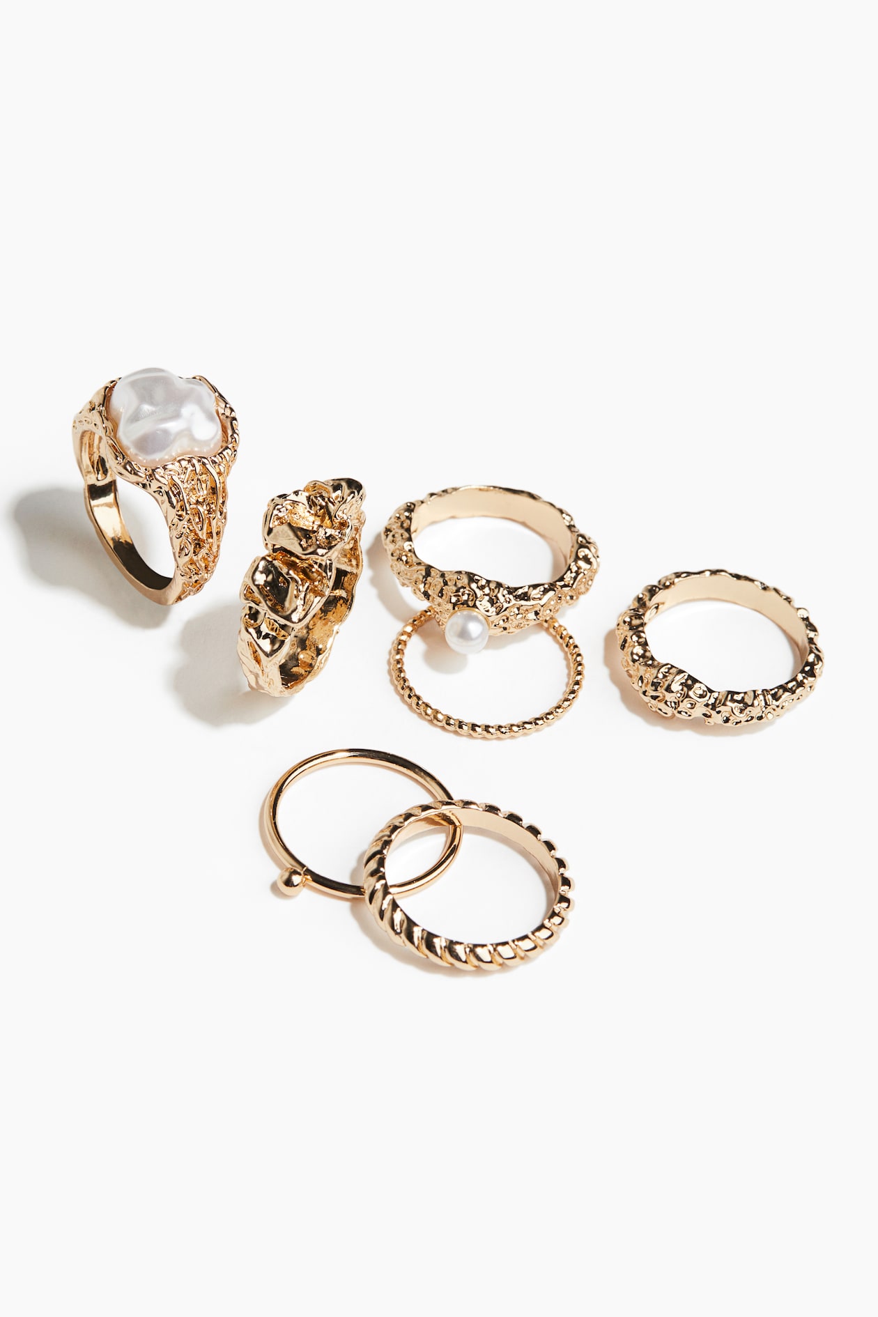 7-pack Rings - Gold-colored - Ladies | H&M US