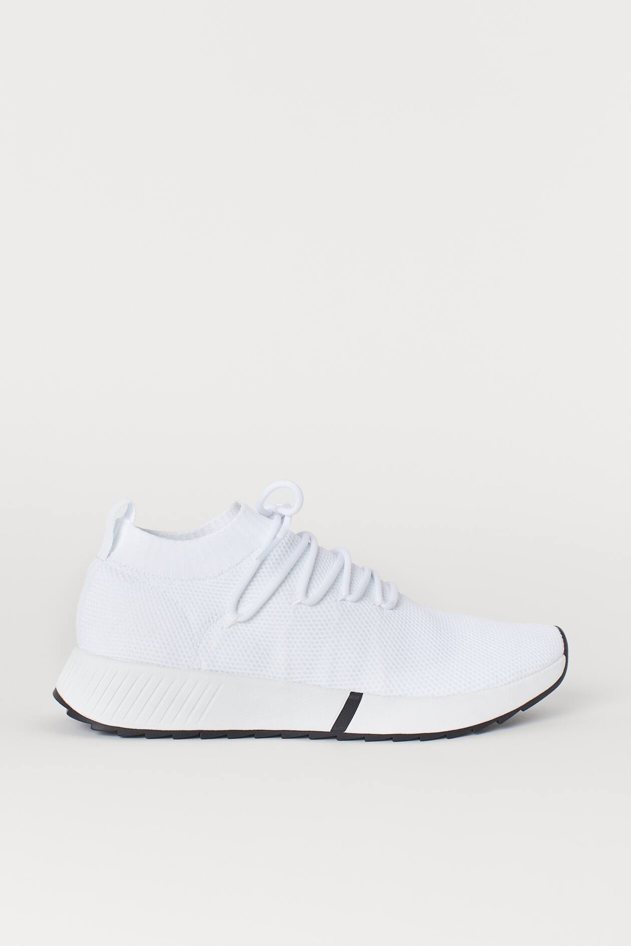 Deportivas en punto menguado - Plano - Blanco - HOMBRE | H&M ES