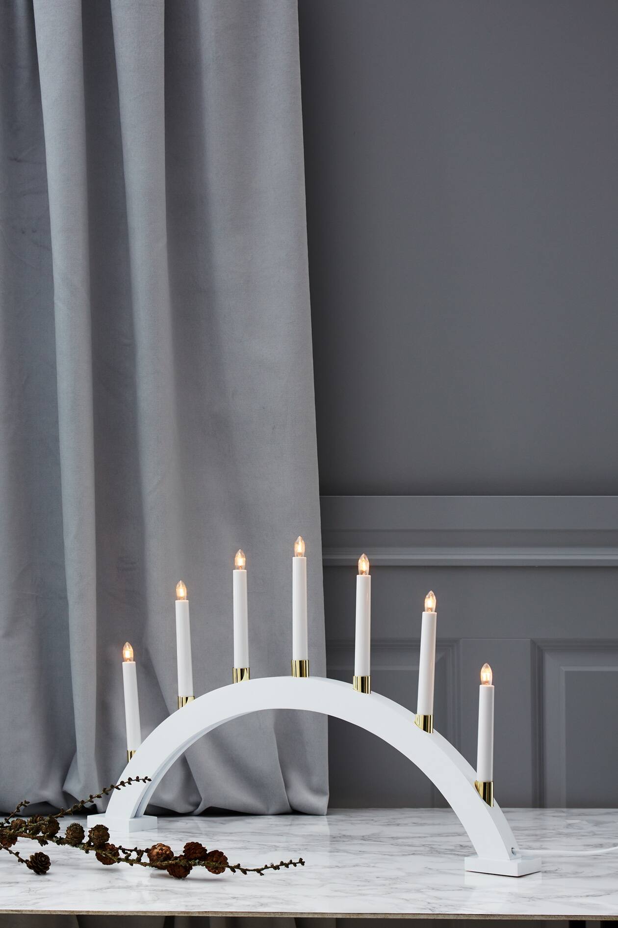 Kerzenleuchter Gillian Bogen - Weiß - Star Trading - Home All | H&M DE