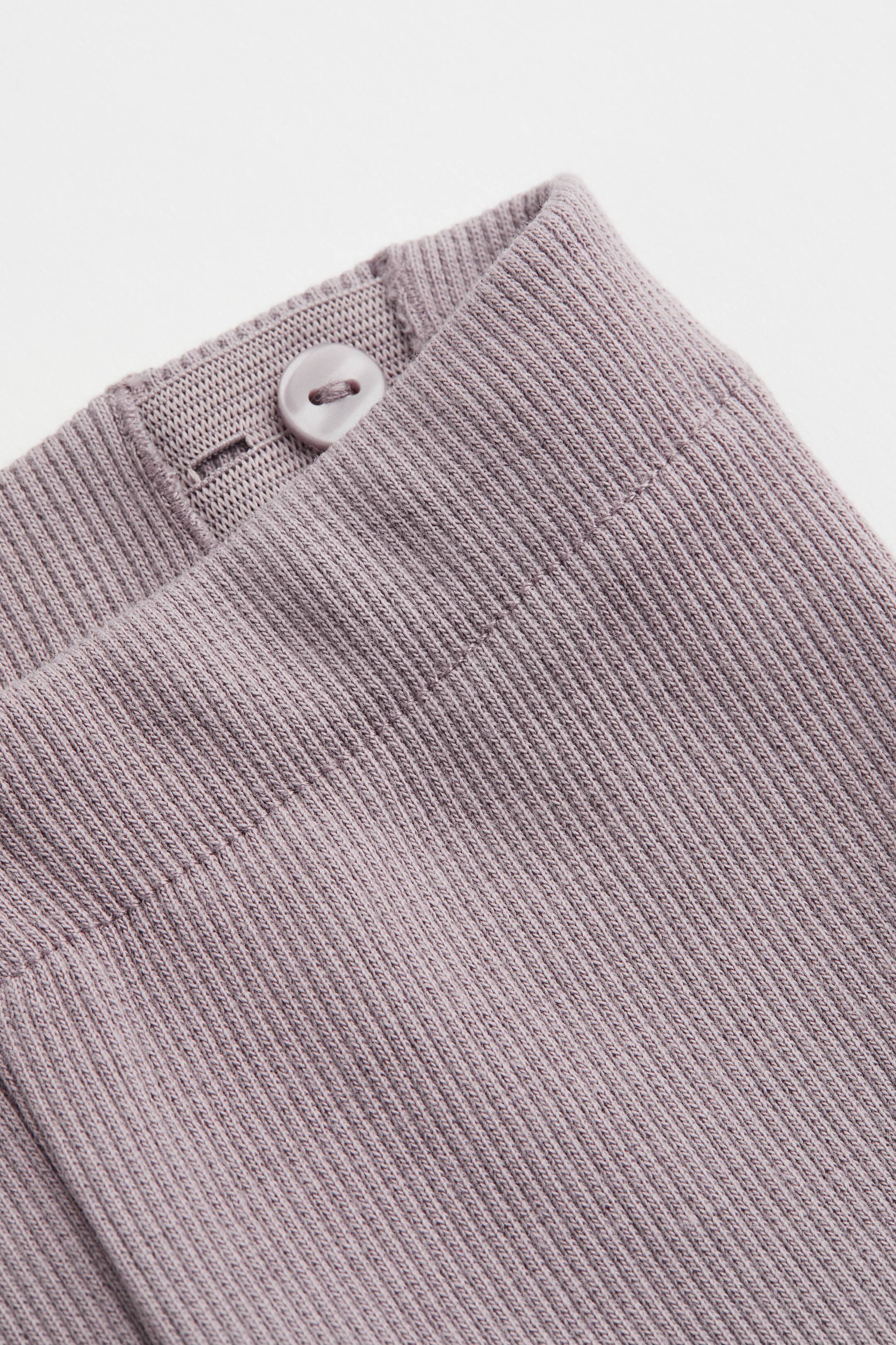 Ribbed Cotton Set - Light purple - Kids | H&M CA
