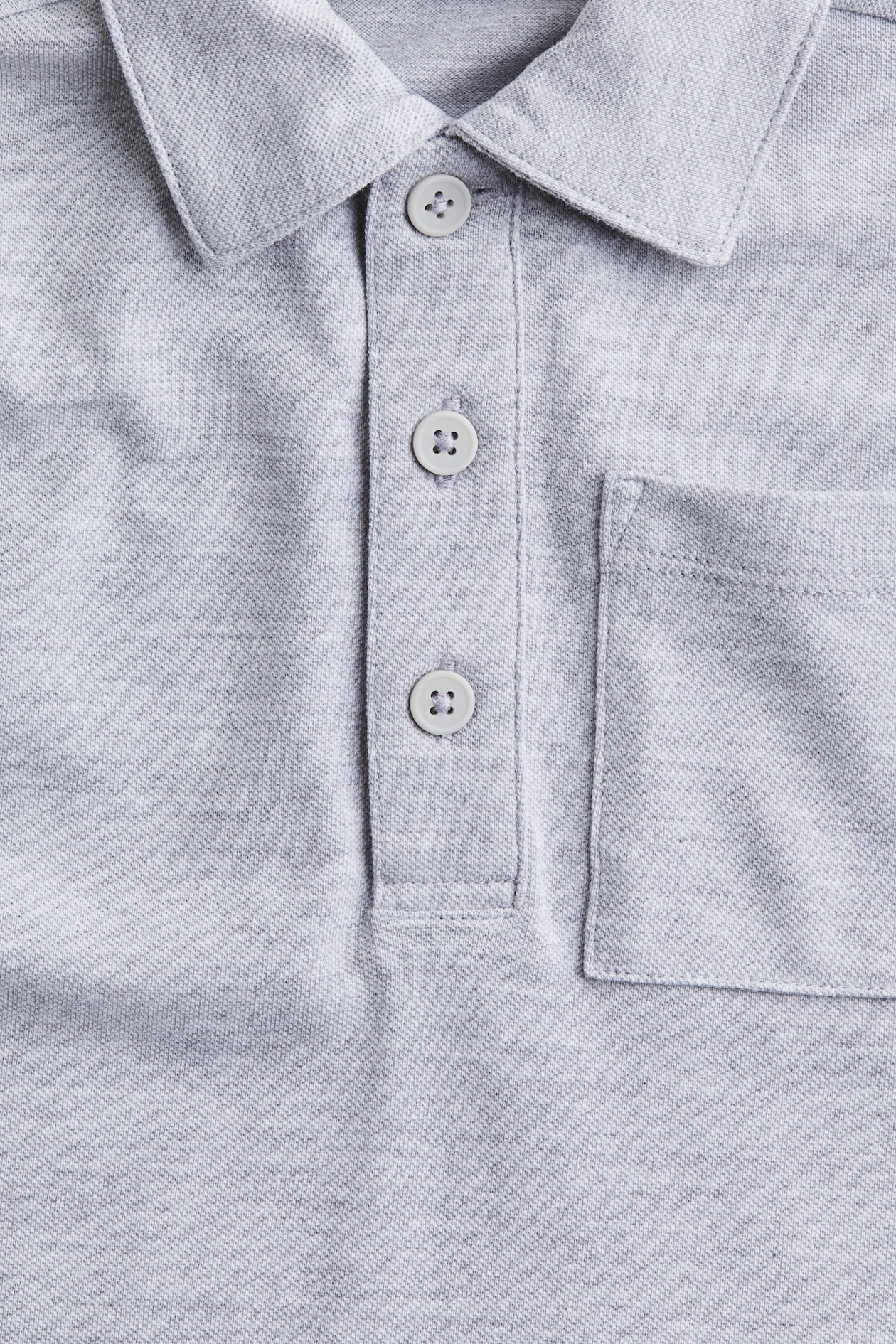 Light gray Cotton Piqué Polo Shirt for kids | H&M US