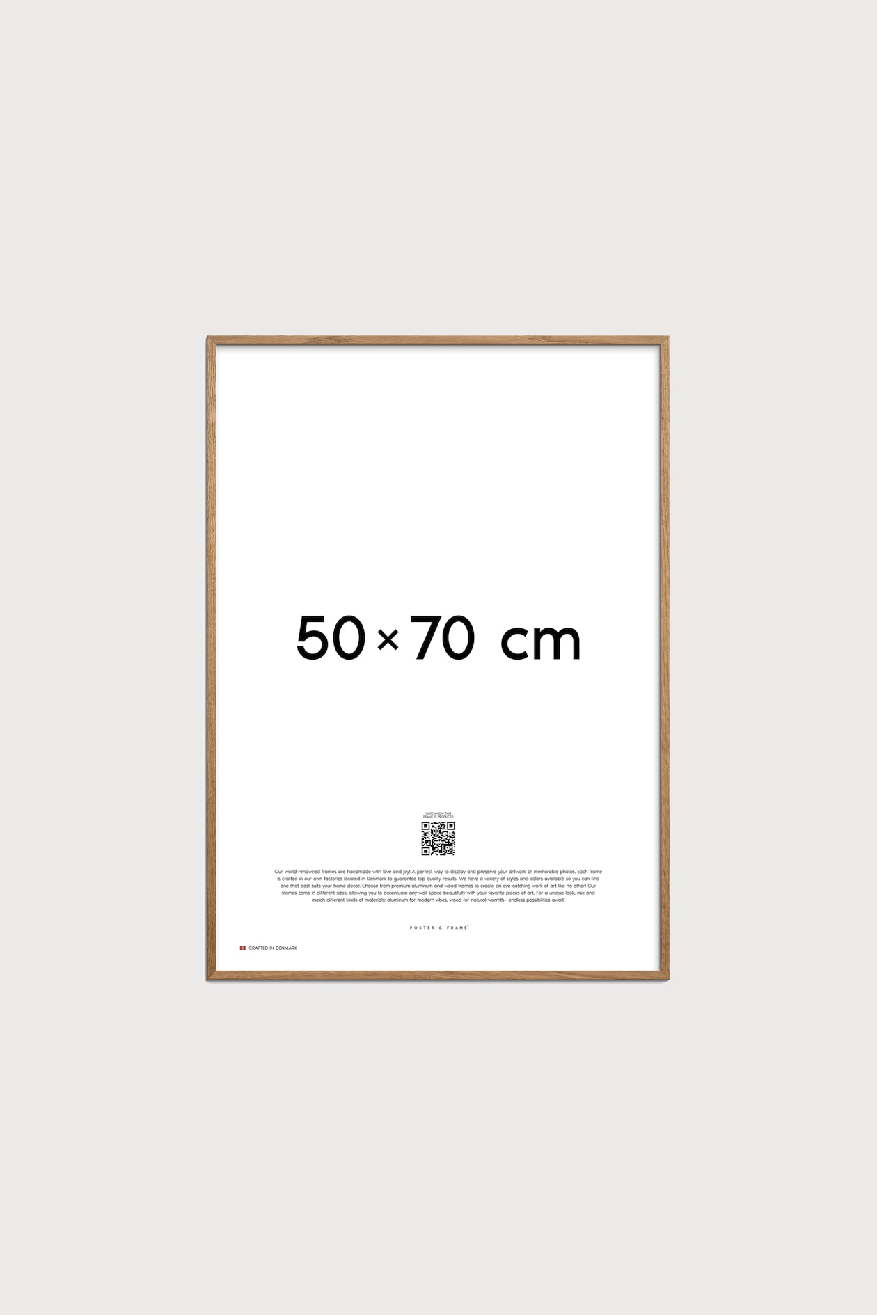 Träram - 50x70 - Ljusbrun - Poster & Frame - Home All | H&M SE