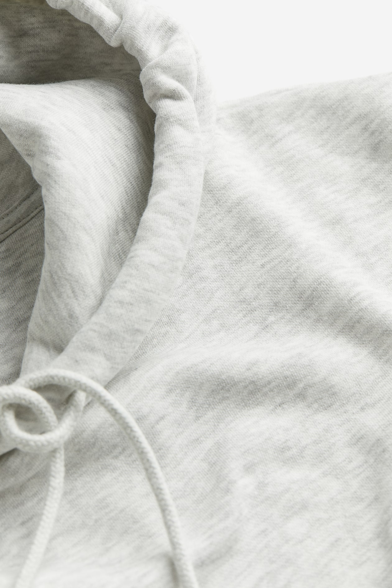 Women's Light grey marl Hooded top | H&M IN