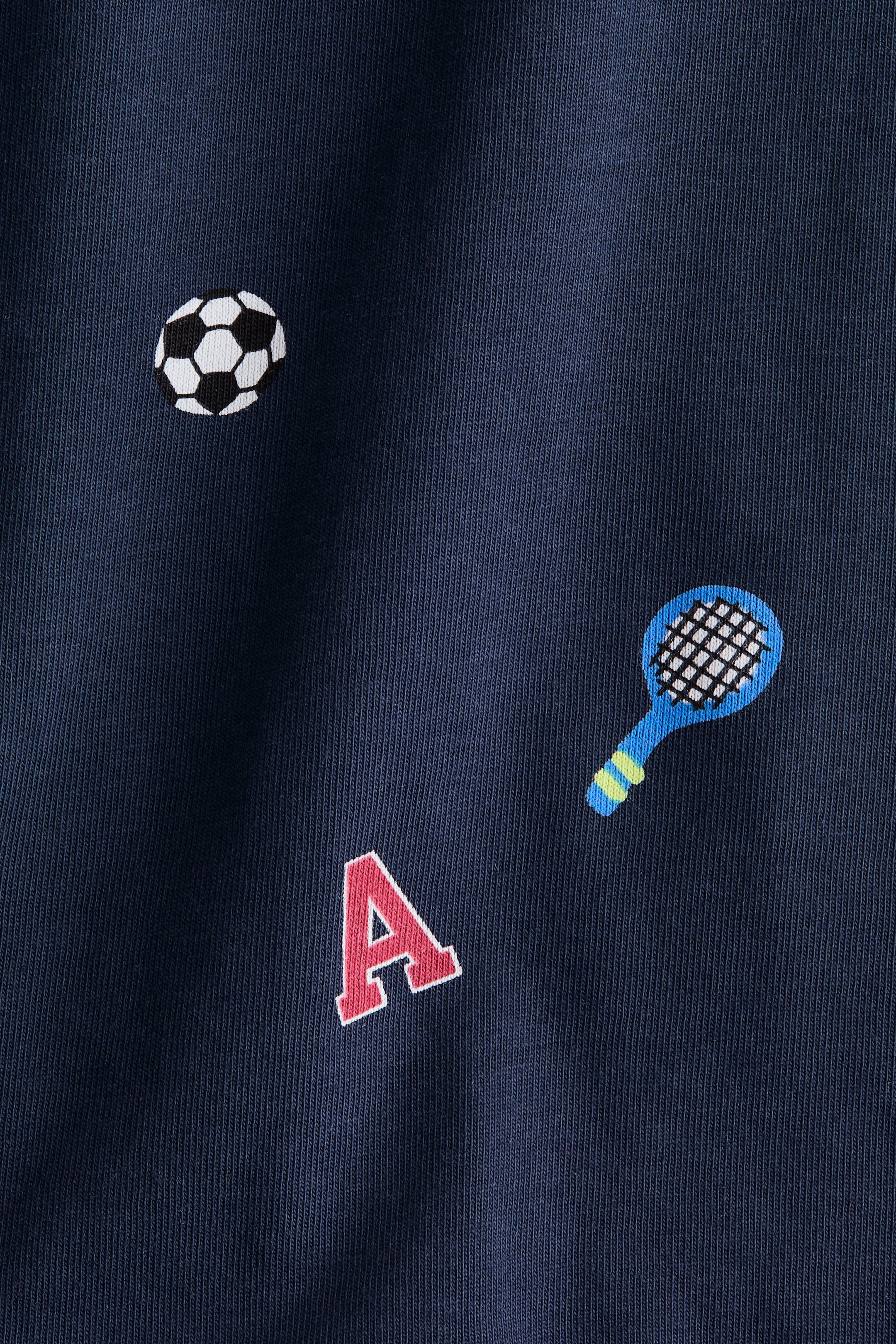 Navy blue/sports Printed T-Shirt for kids | H&M CA