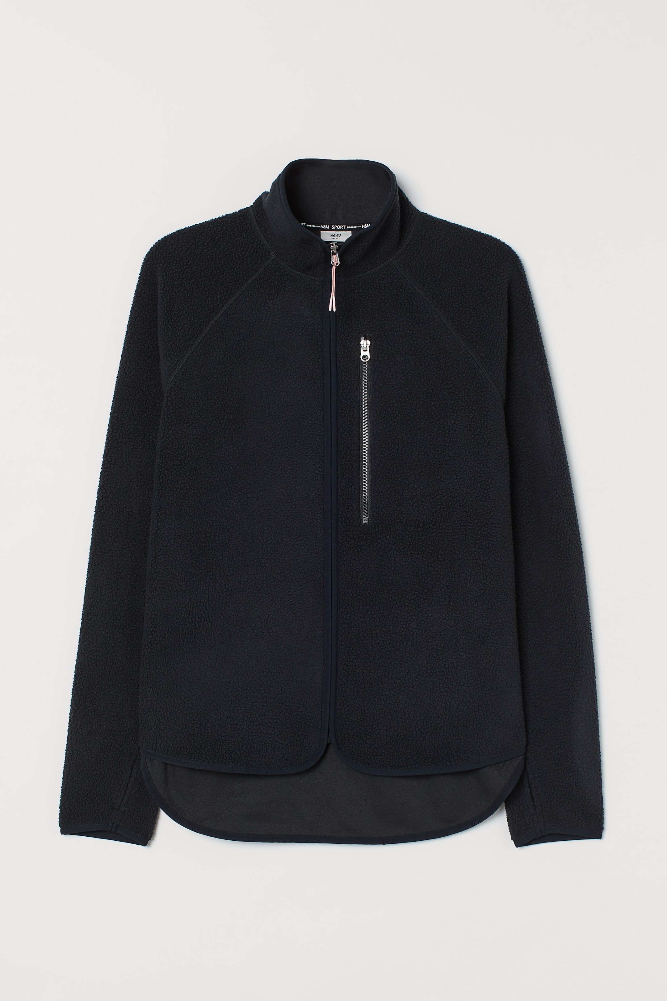 Fleece jacket - Black - Ladies | H&M HK