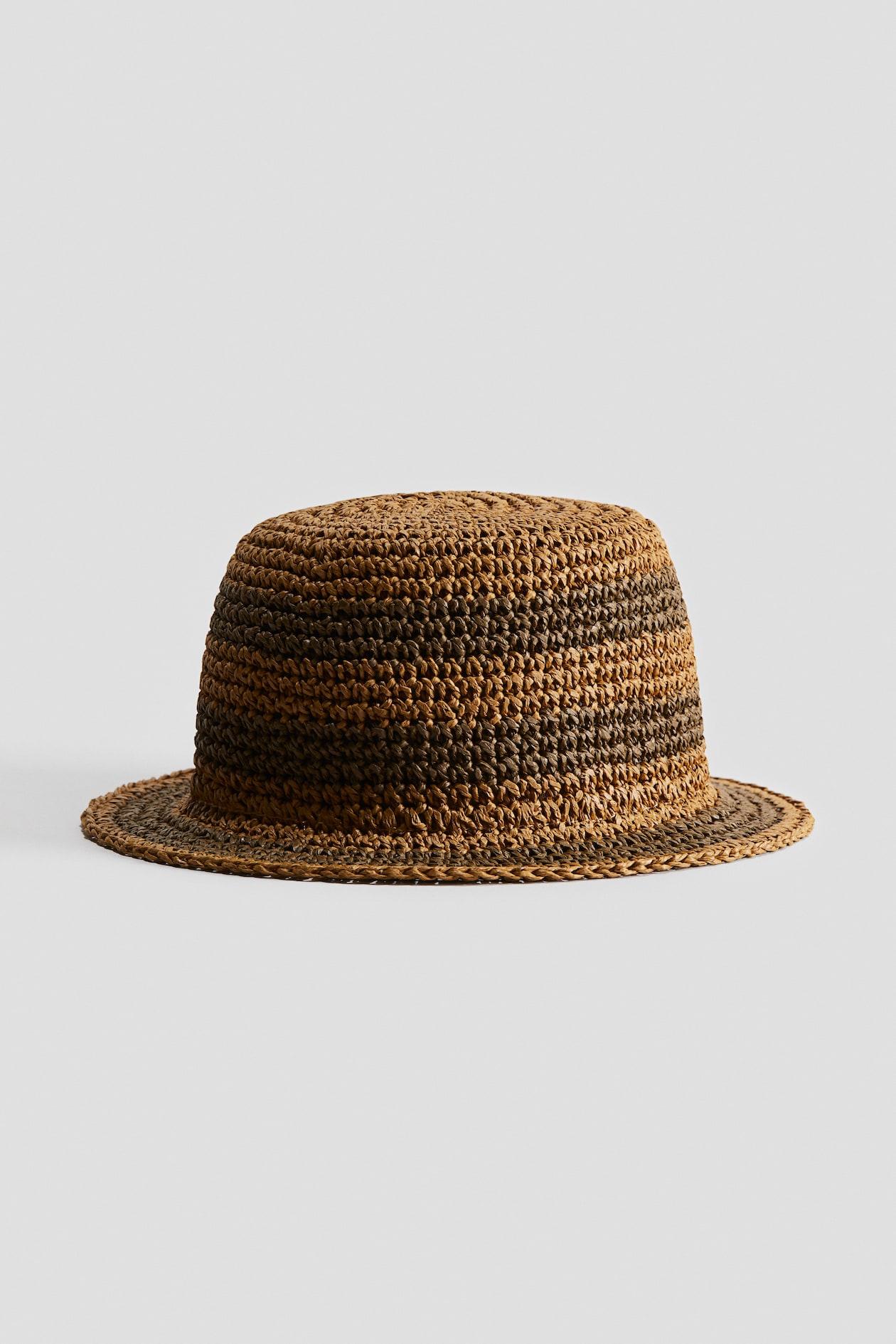 Brown/Stripe Straw Hat for kids | H&M AU