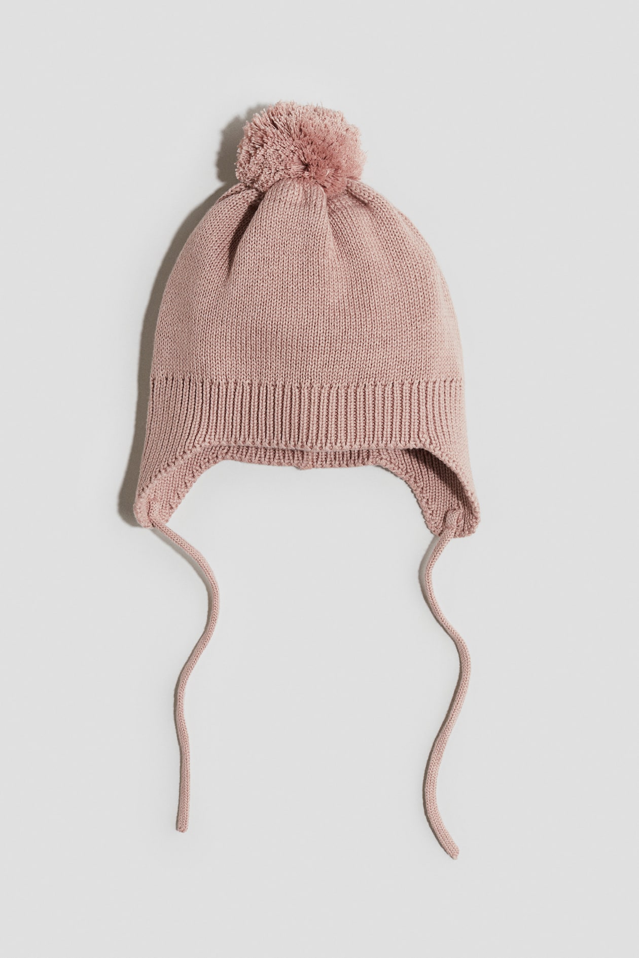 Dusty pink Beanie with Earflaps for kids | H&M PH