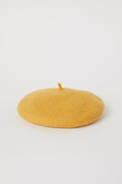 Alpino van gevilte wol - Geel - DAMES | H&M NL