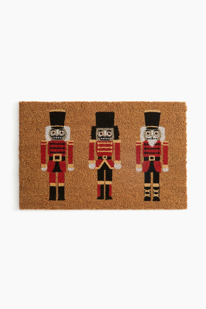 Printed coir doormat - Brown/Nutcracker - Home All | H&M GB