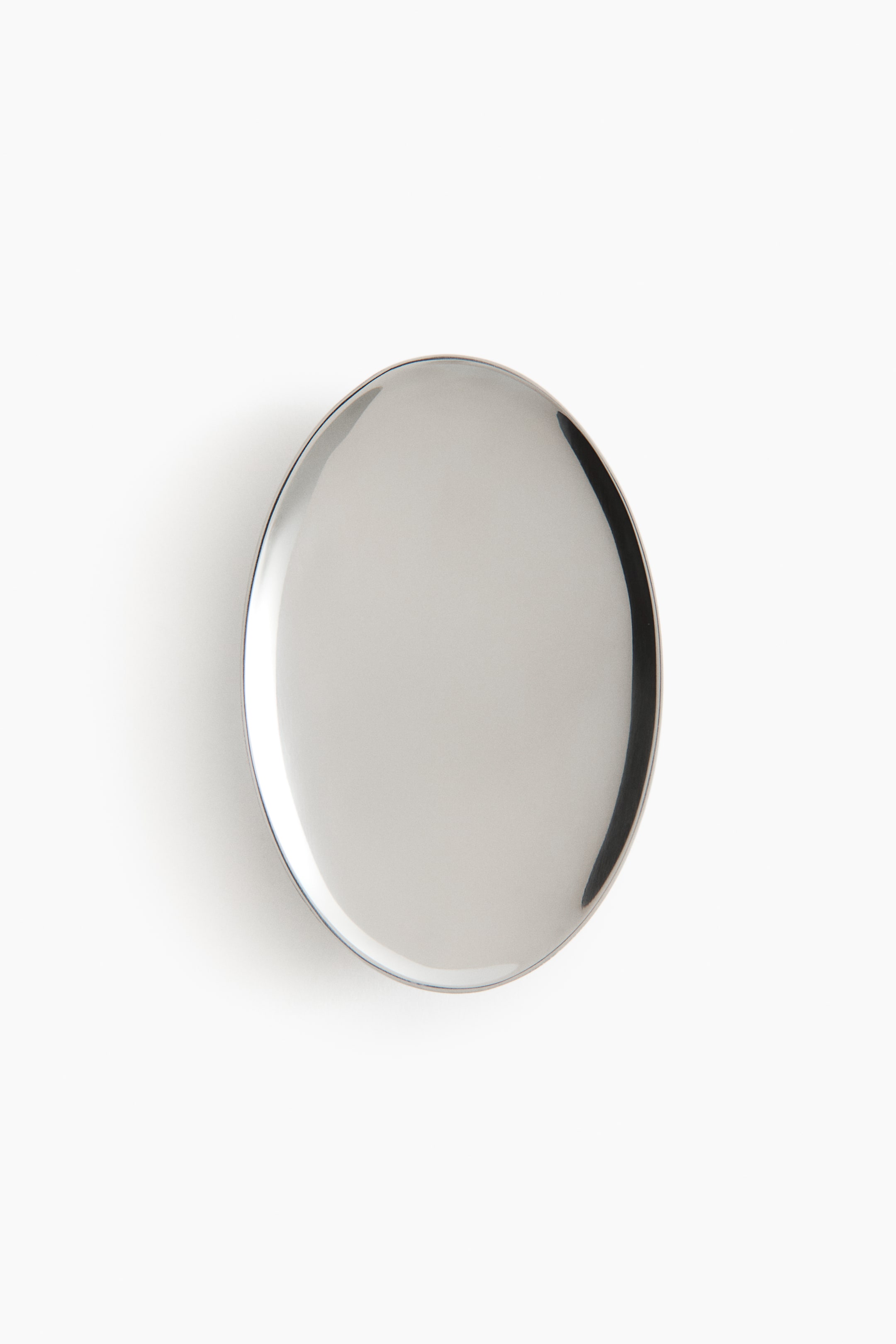 Bandeja pequeña de acero inoxidable para bisutería - Plateado - HOME ...