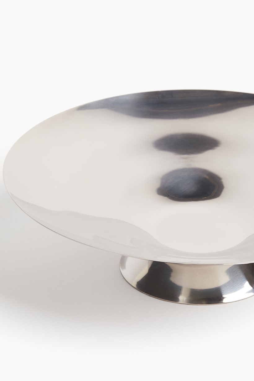 Large Pedestal Bowl - Silver-colored - Home All | H&M US