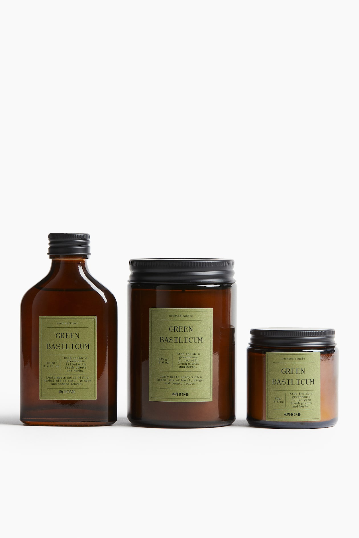 Reed Diffuser - Green Basilicum - Home All | H&M US