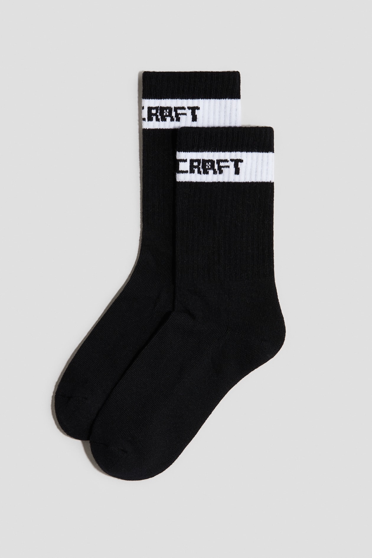 Blue/Minecraft 5-pack Intarsia-motif Socks for kids | H&M US