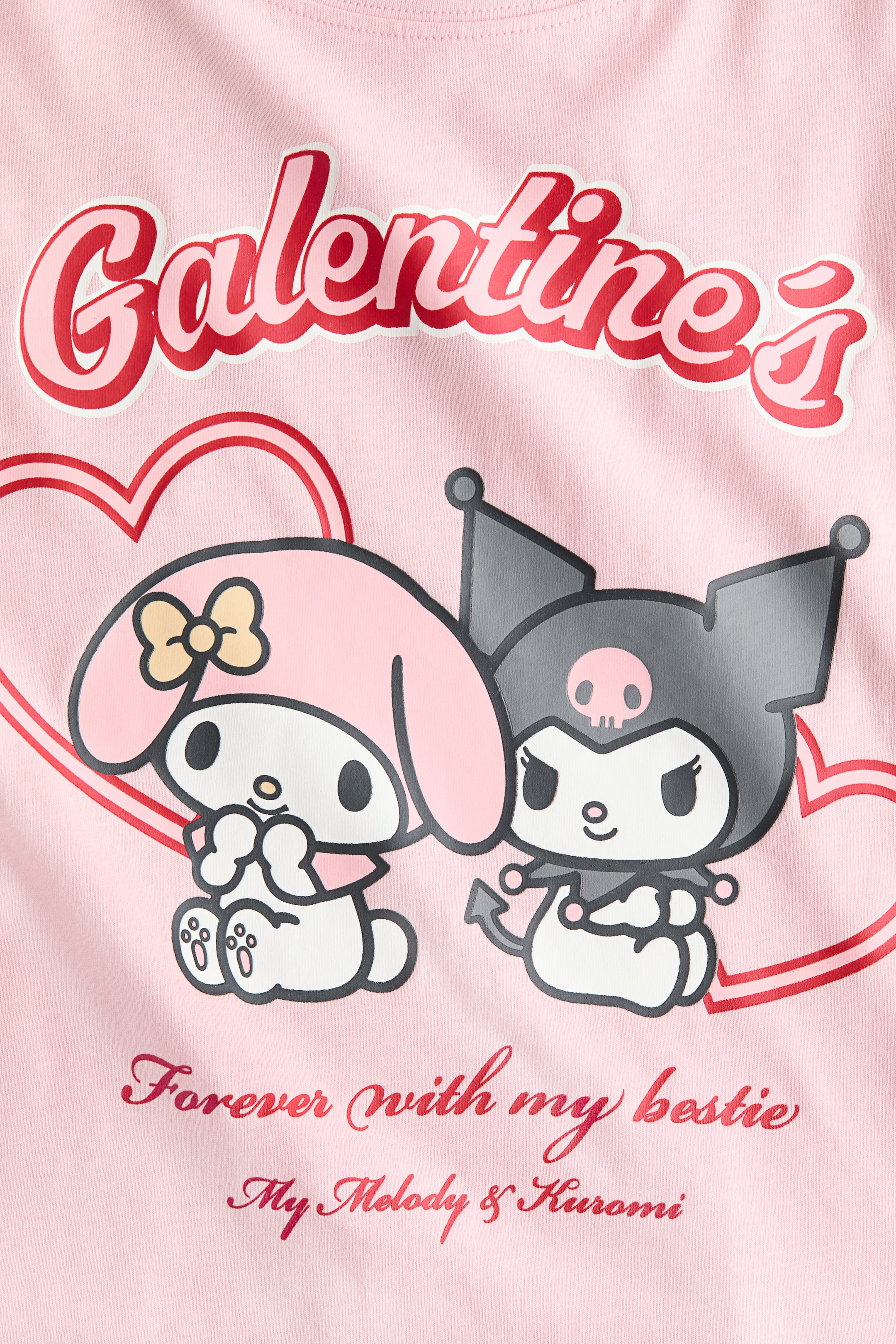 Print-motif cotton T-shirt - Light pink/Kuromi - Kids | H&M GB