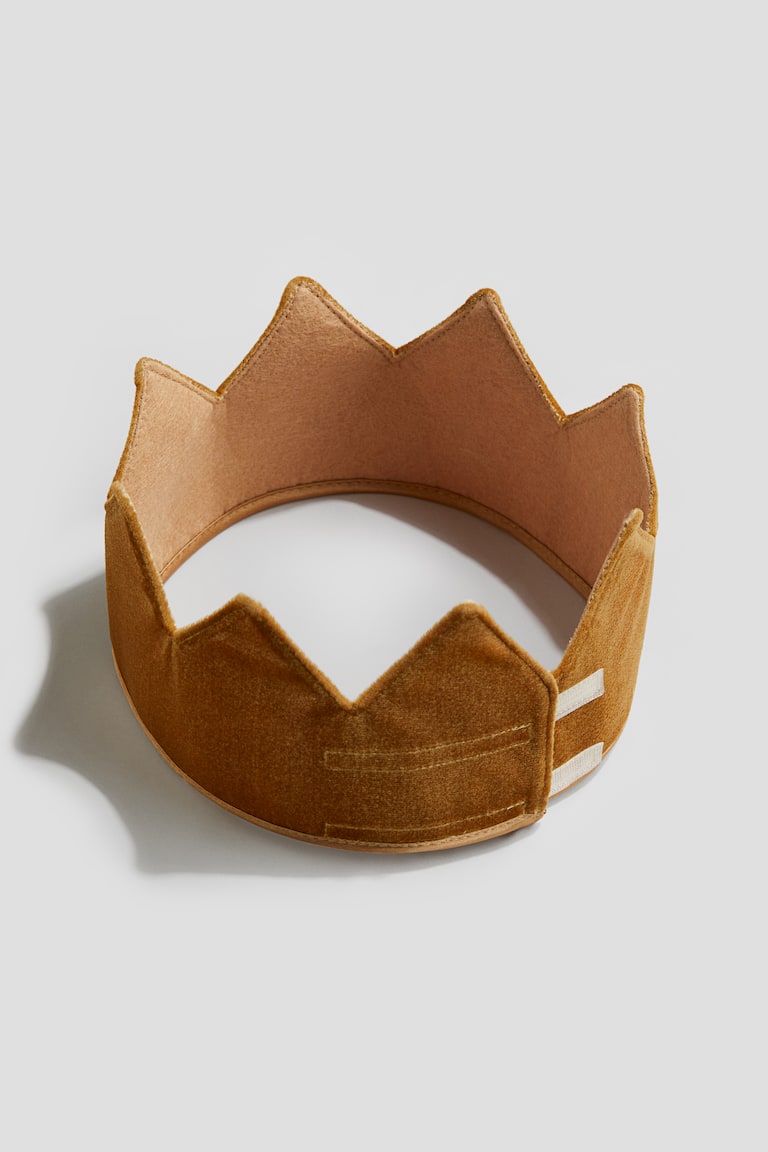 Fancy dress soft velour crown - Gold-coloured - Kids | H&M IE