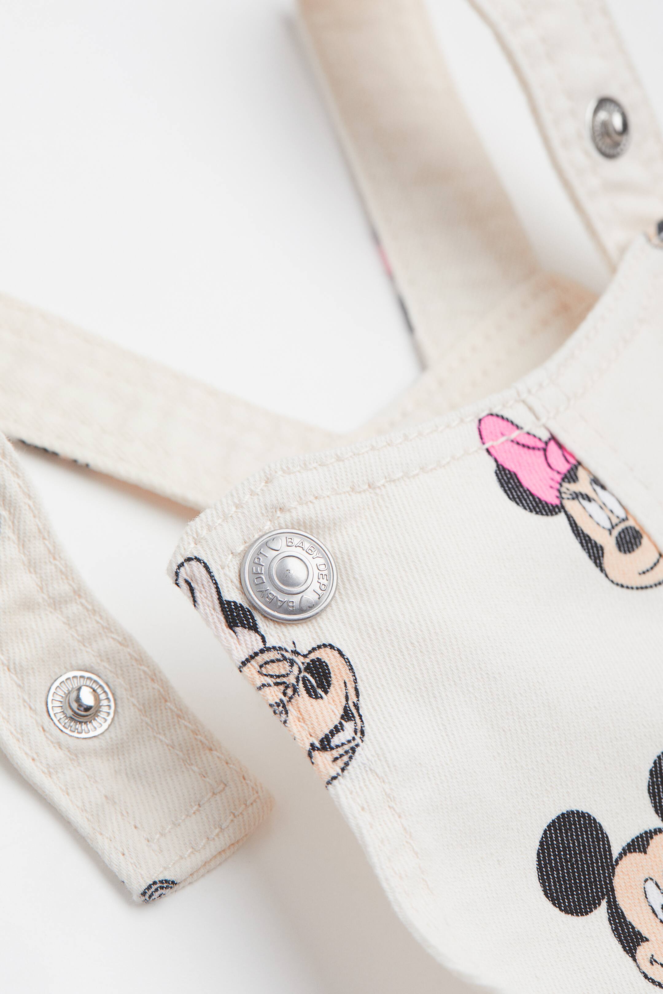 Conjunto estampado de 2 piezas - Beige claro/Minnie Mouse - NIÑOS | H&M ES