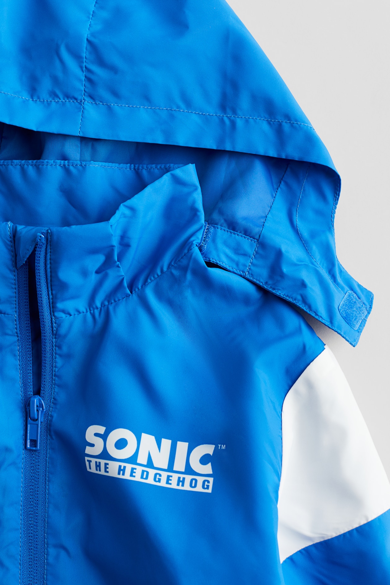 Printed Windbreaker - Blue/Sonic the Hedgehog - Kids | H&M US