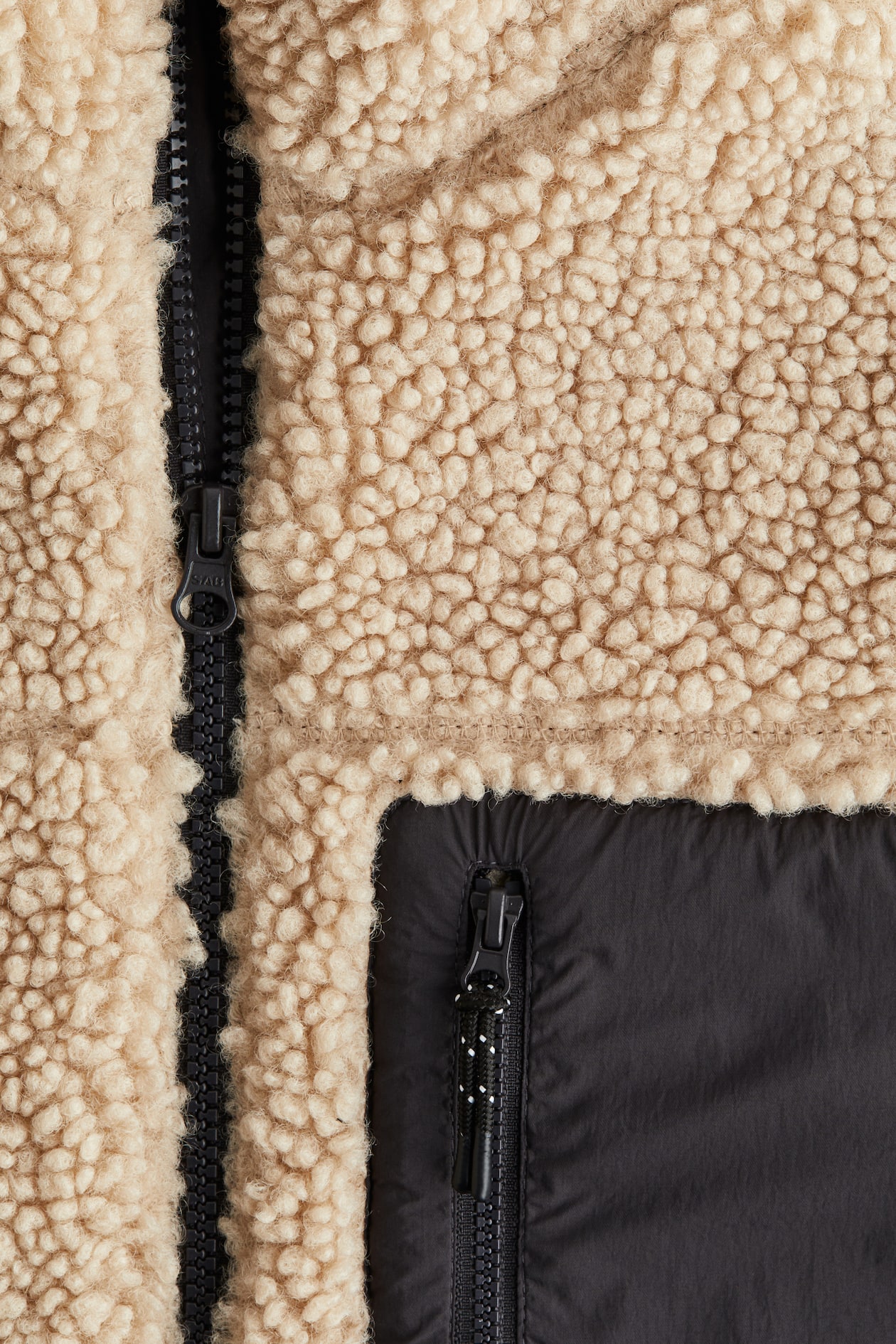 Beige Teddy Fleece Jacket for kids | H&M CA