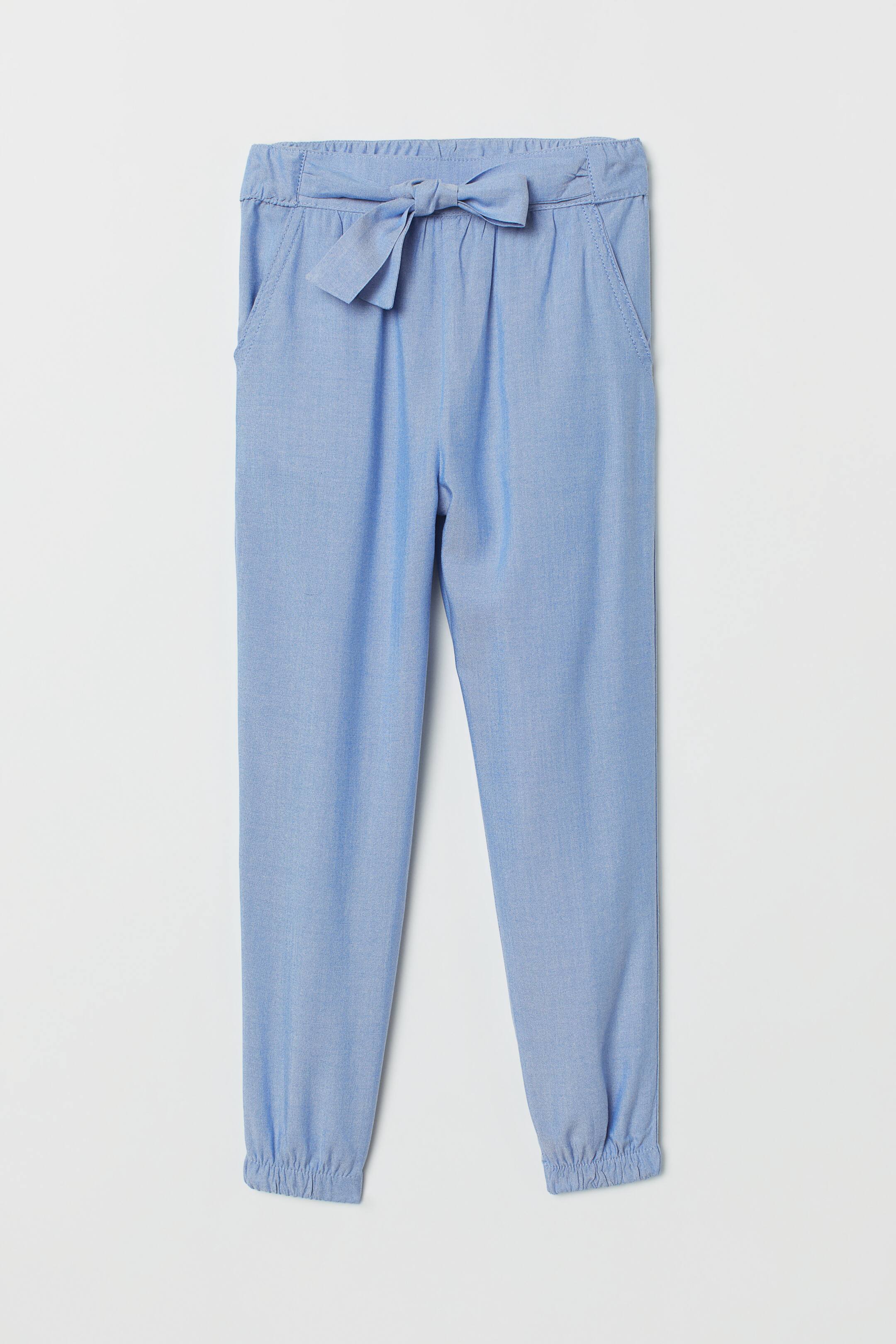 Pull-on Pants - Light blue/chambray - Kids | H&M US