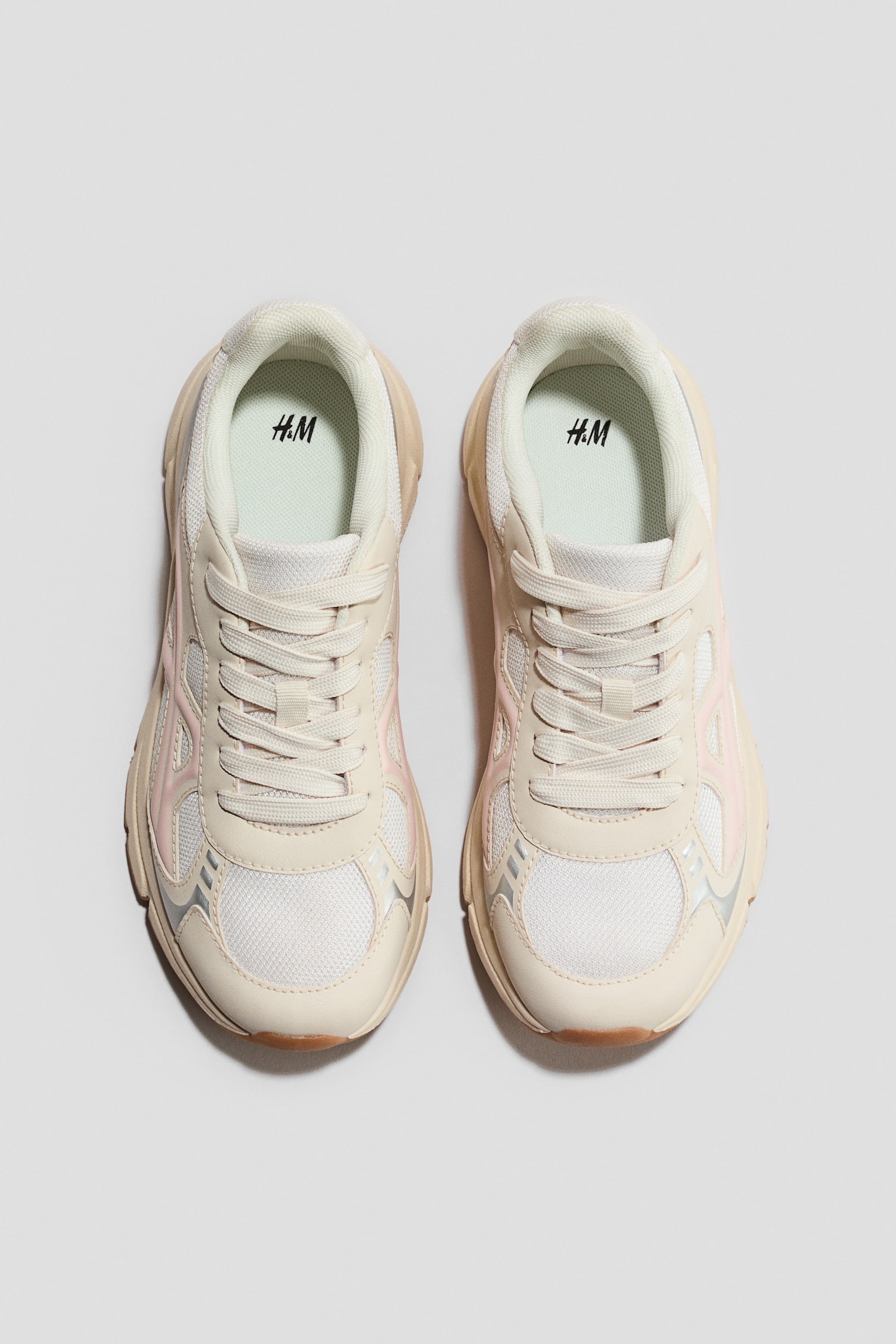 Ténis - Bege claro/Rosa claro - CRIANÇA | H&M PT