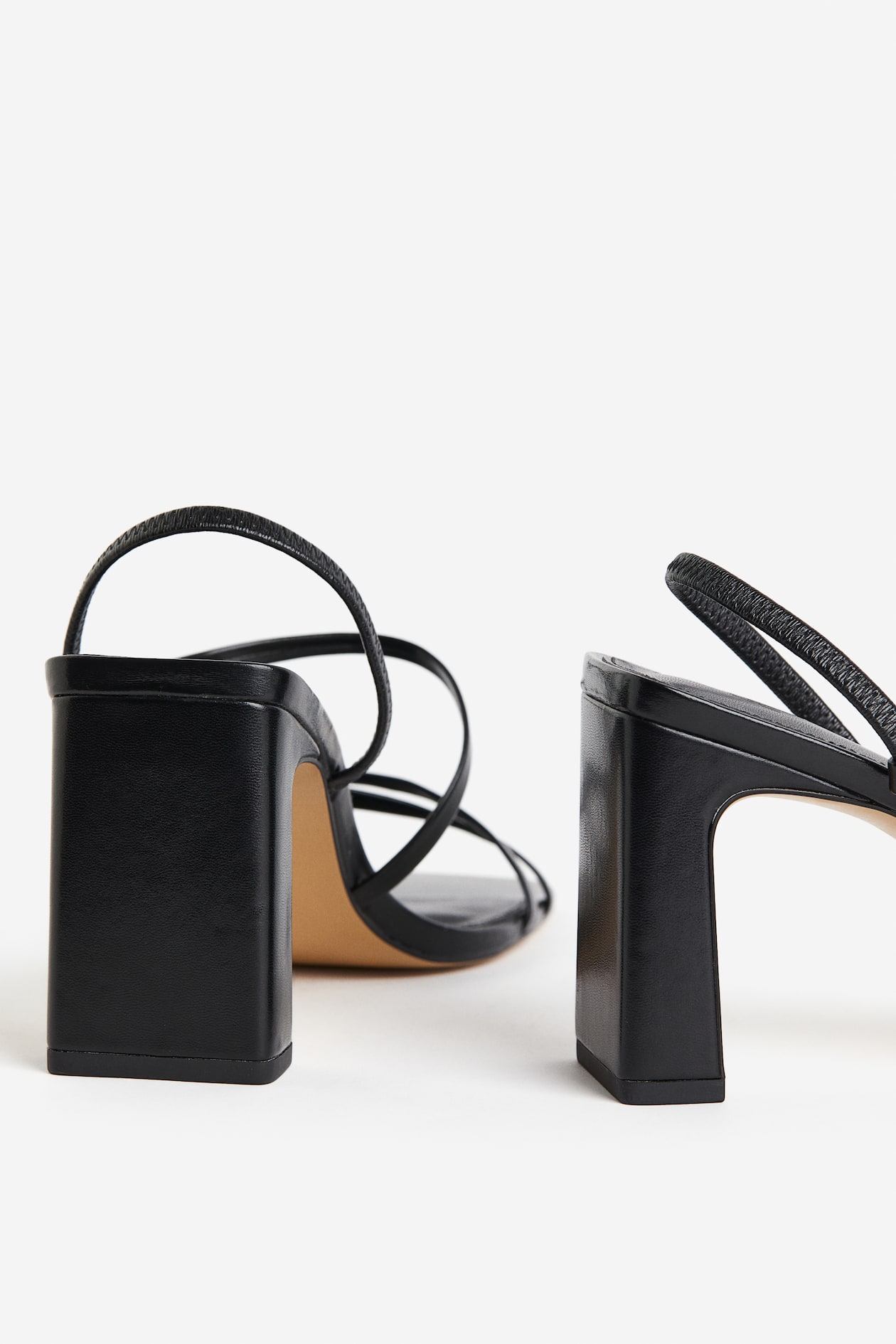 Block-heeled sandals - Black - Ladies | H&M GB