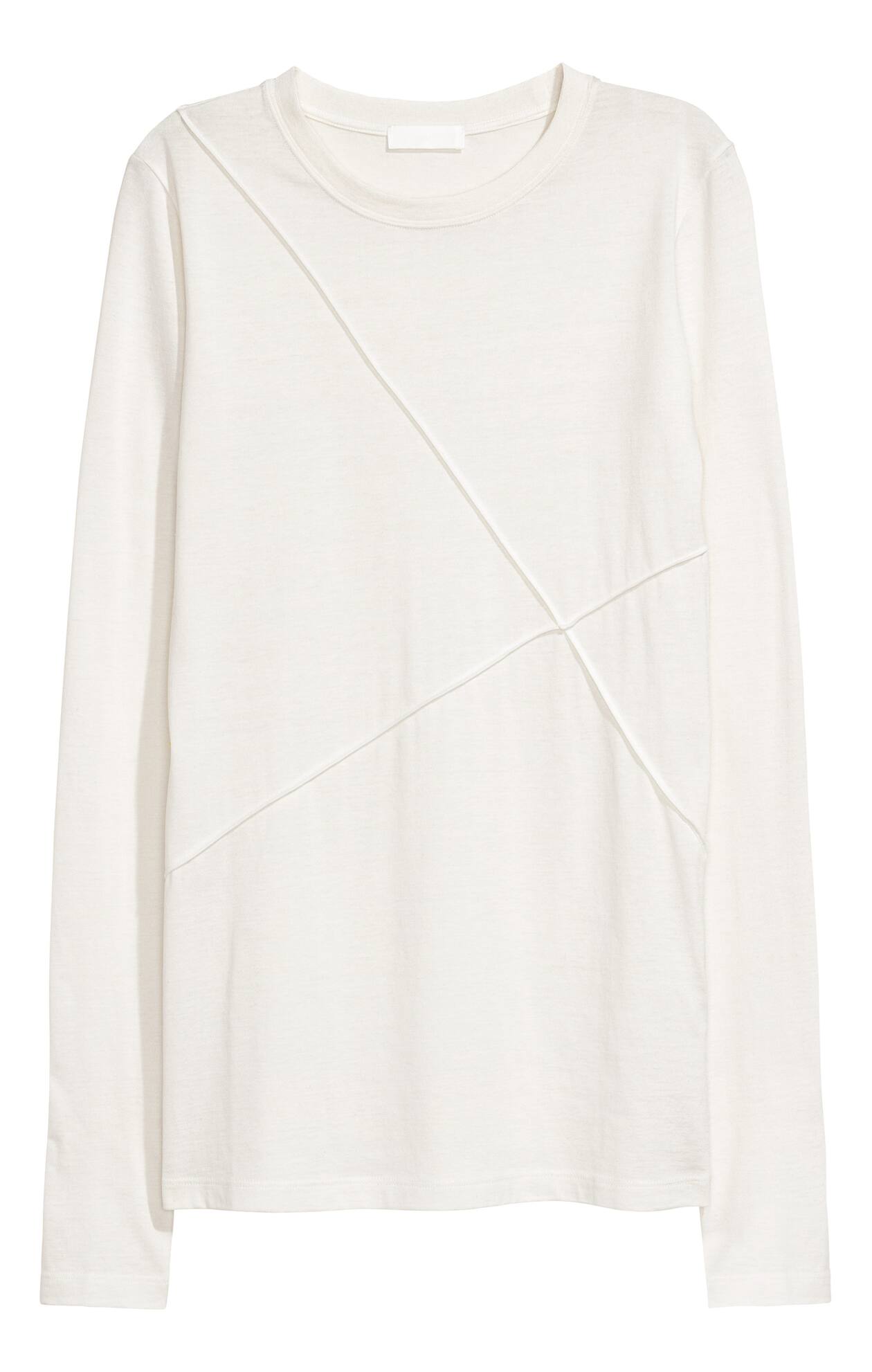 Women's White Silk-blend Top | H&M CA