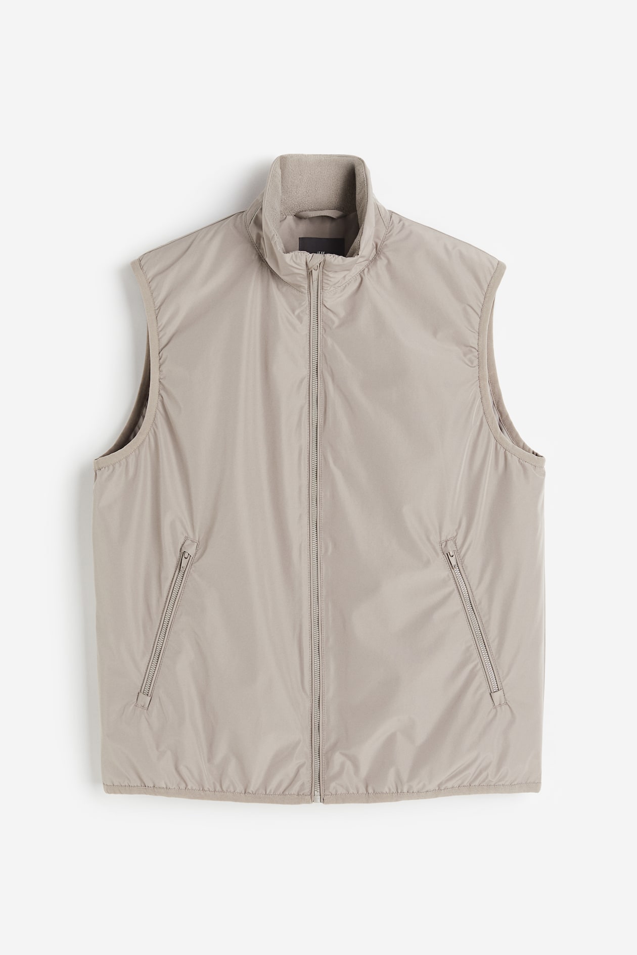 Men’s Taupe Regular Fit Fleece-lined Vest | H&M US