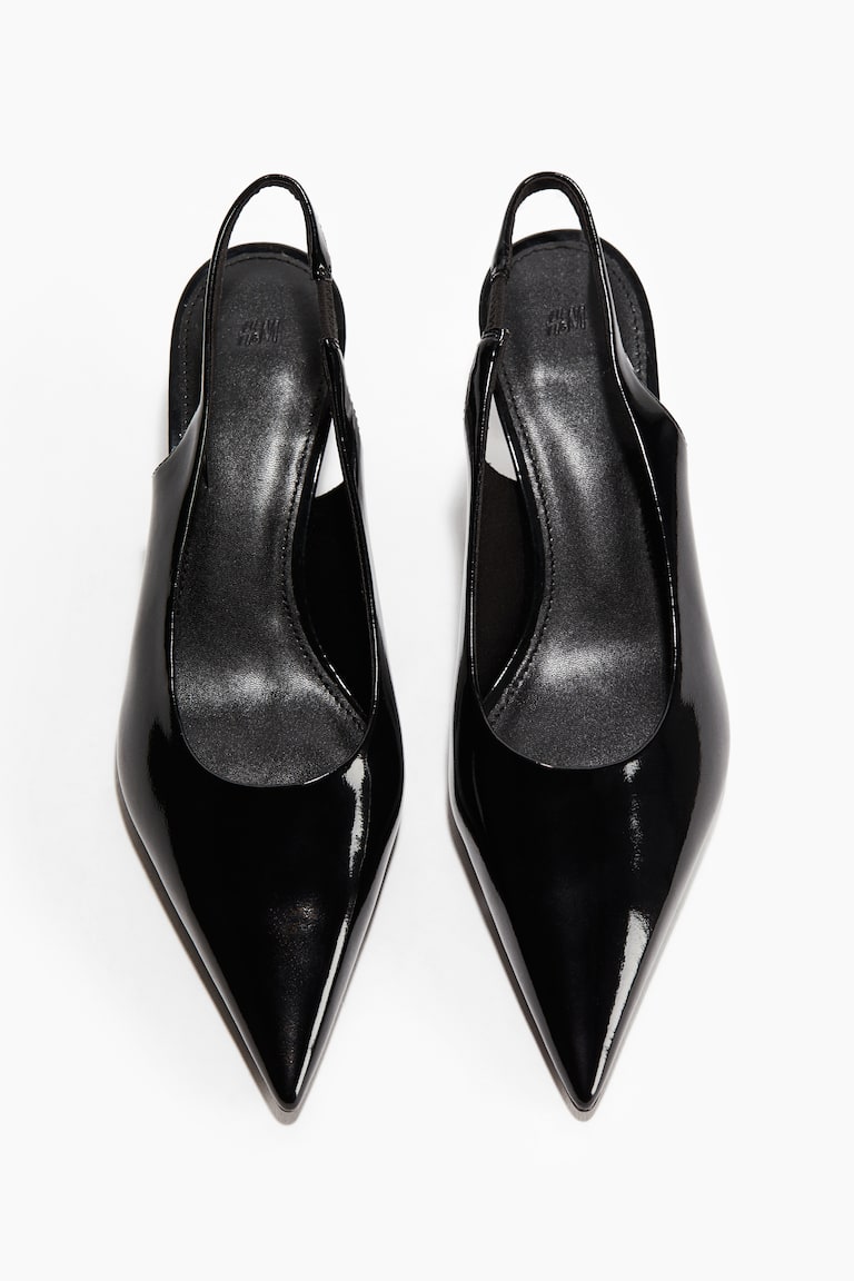 Spetsiga slingbacks - Svart - DAM | H&M SE